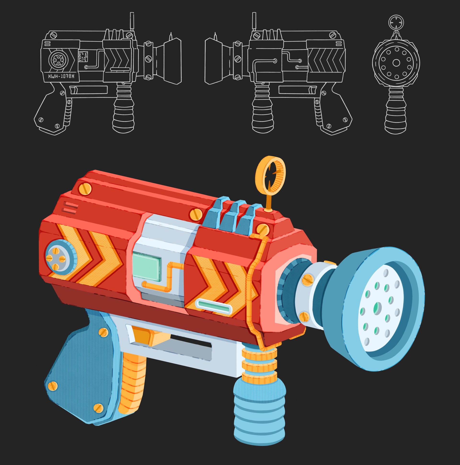 ArtStation - Sci-Fi Weapon - Concept Art