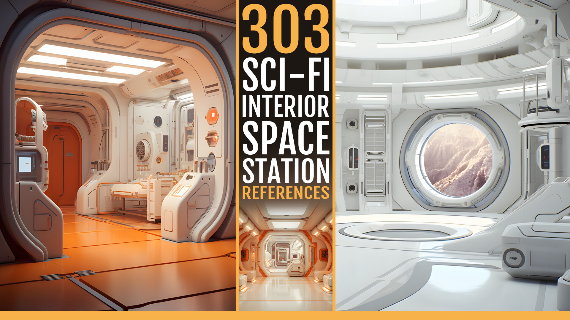 Artificial Dimension - 303 Sci-Fi Interior Space Station