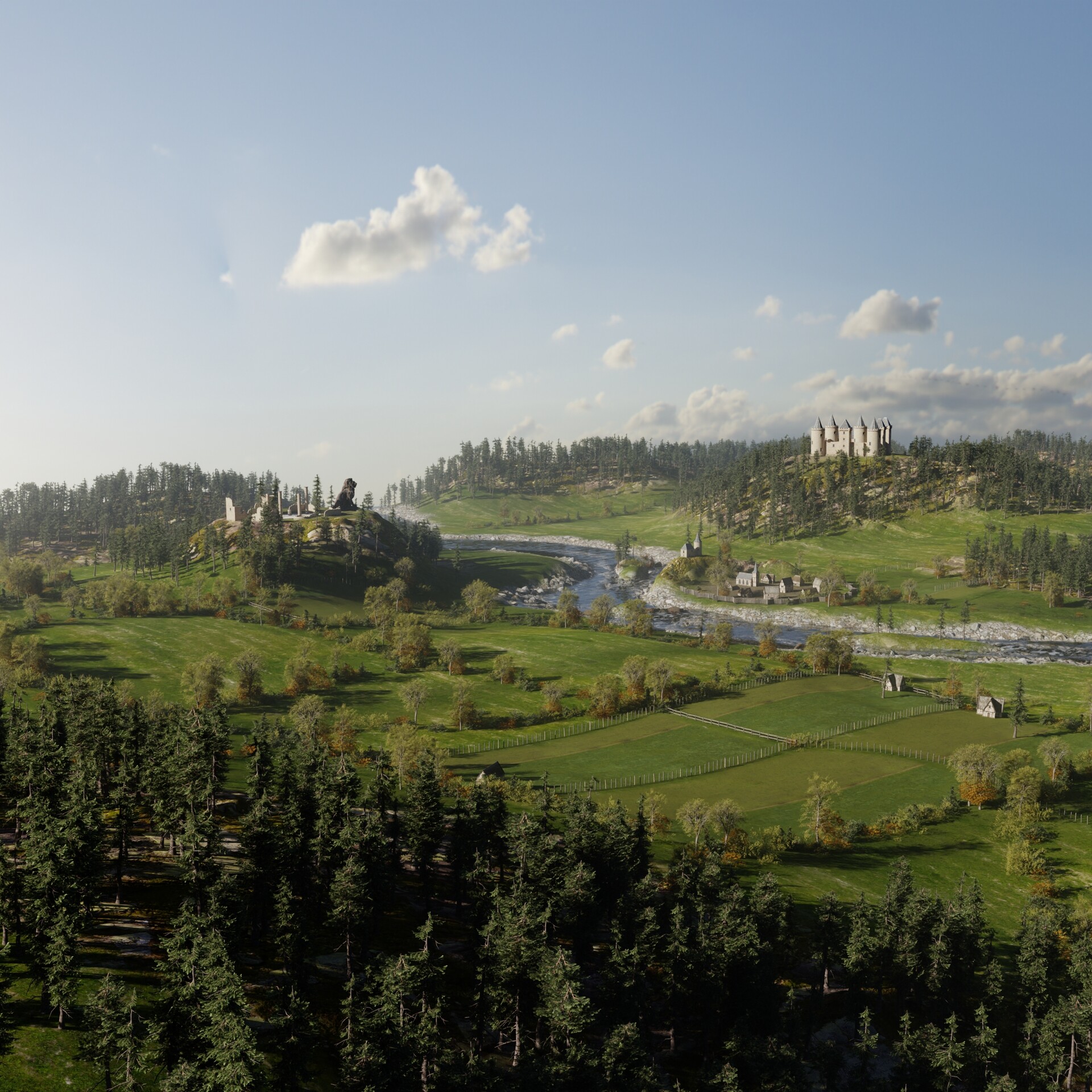 ArtStation - MEDIEVAL LAND