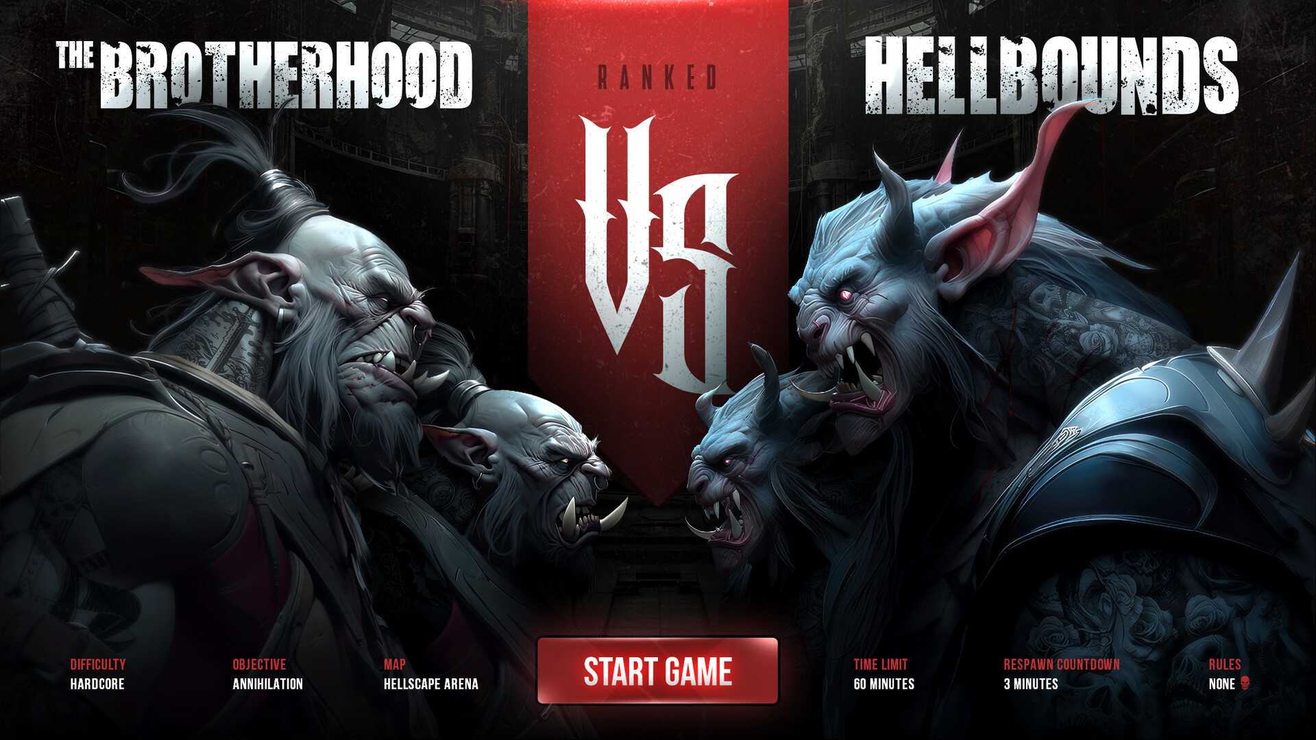 ArtStation - "Versus Screen" Game UI