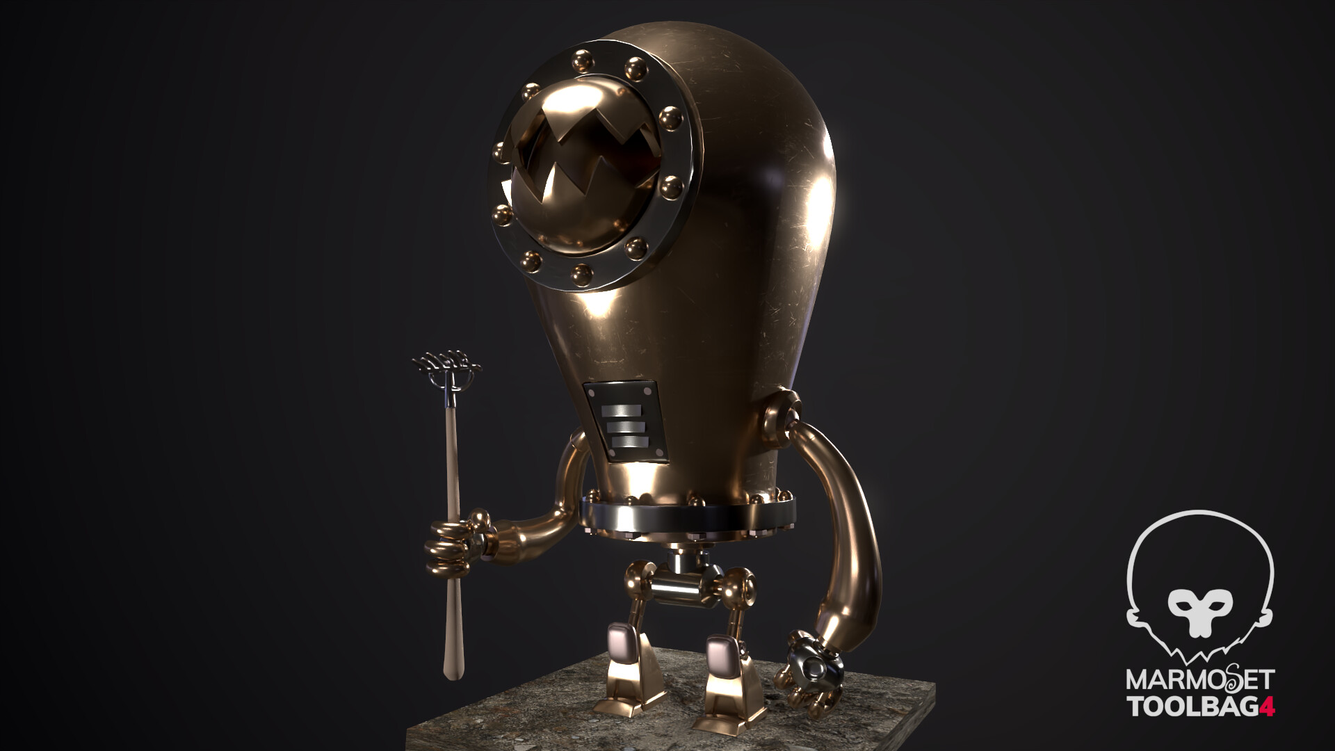 ArtStation - Jake Parker Robot - 3D Model