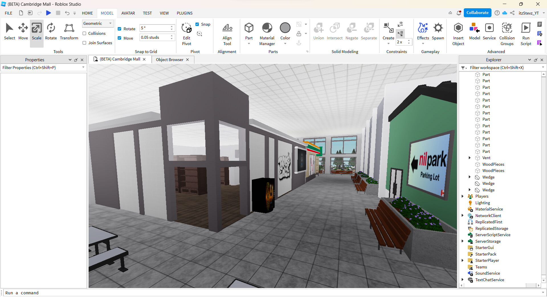 ArtStation - Cambridge Mall - Roblox Game Project