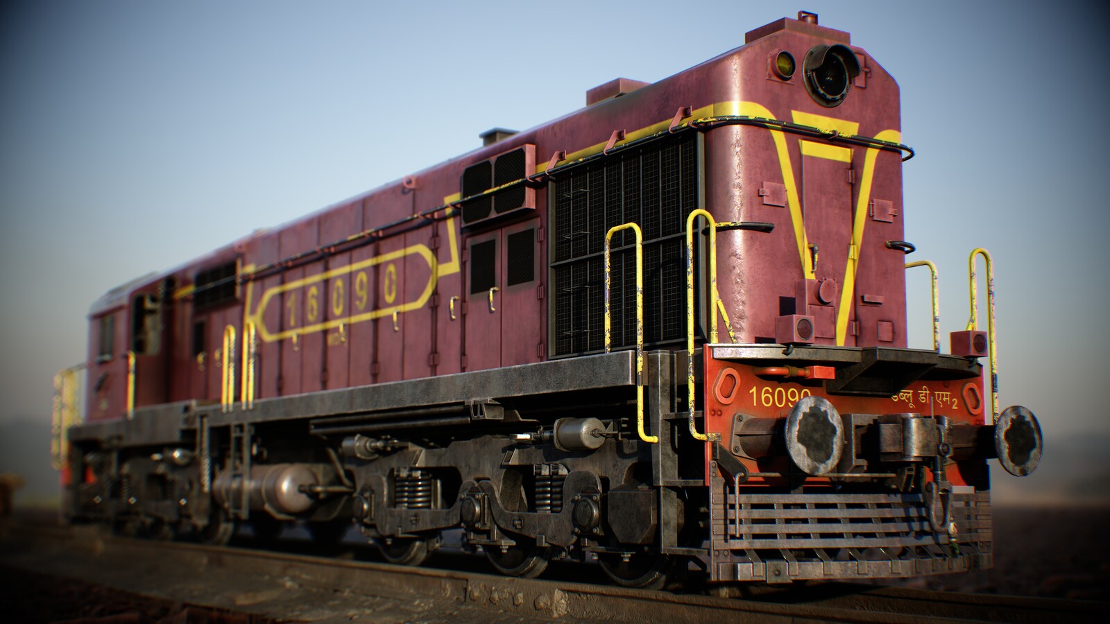 Nitin Singh - Indian Railways WDM2 Diesel Locomotive