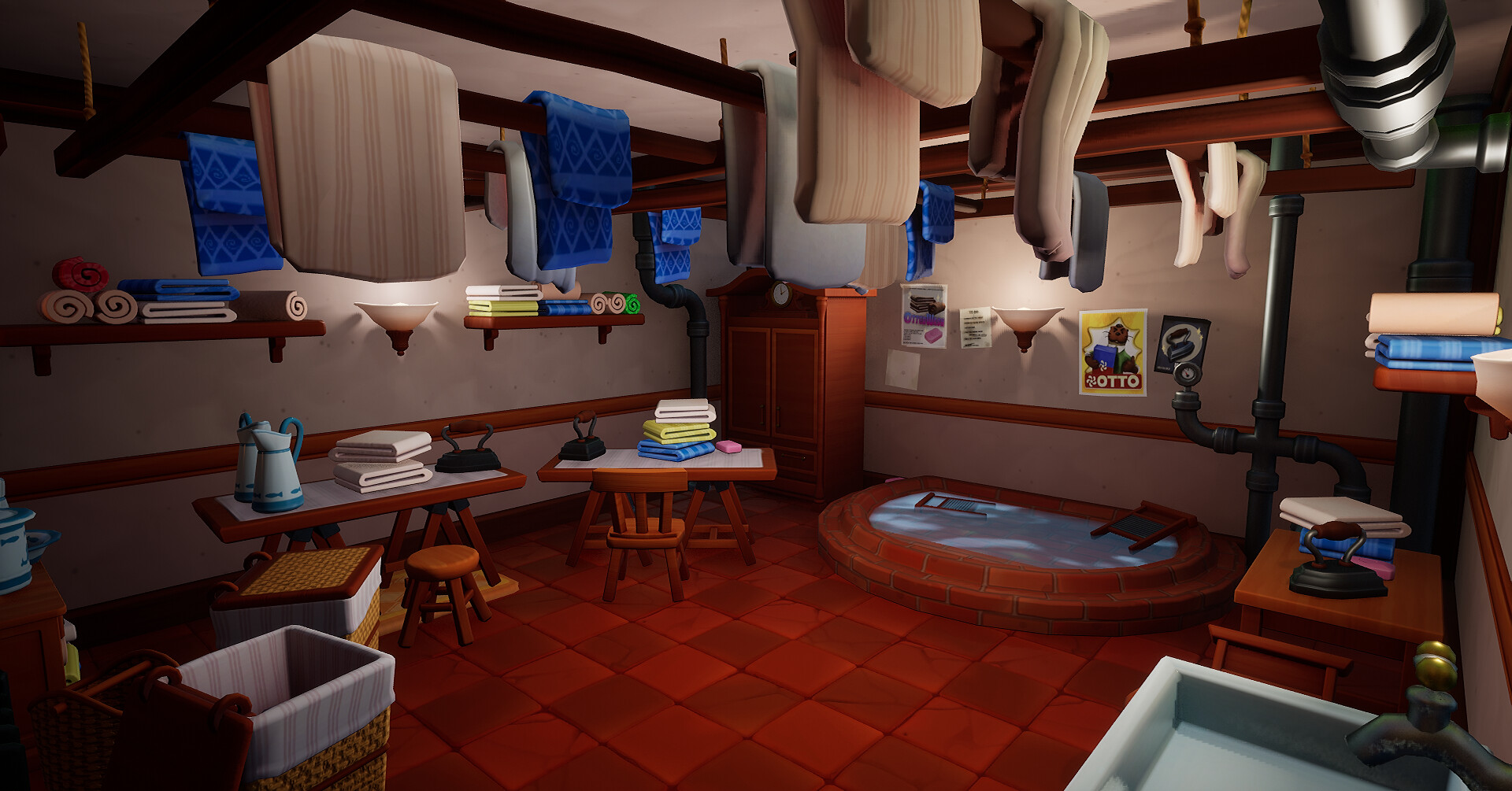 Solenn Ripoteau - Lootters (Game project WIP environments)