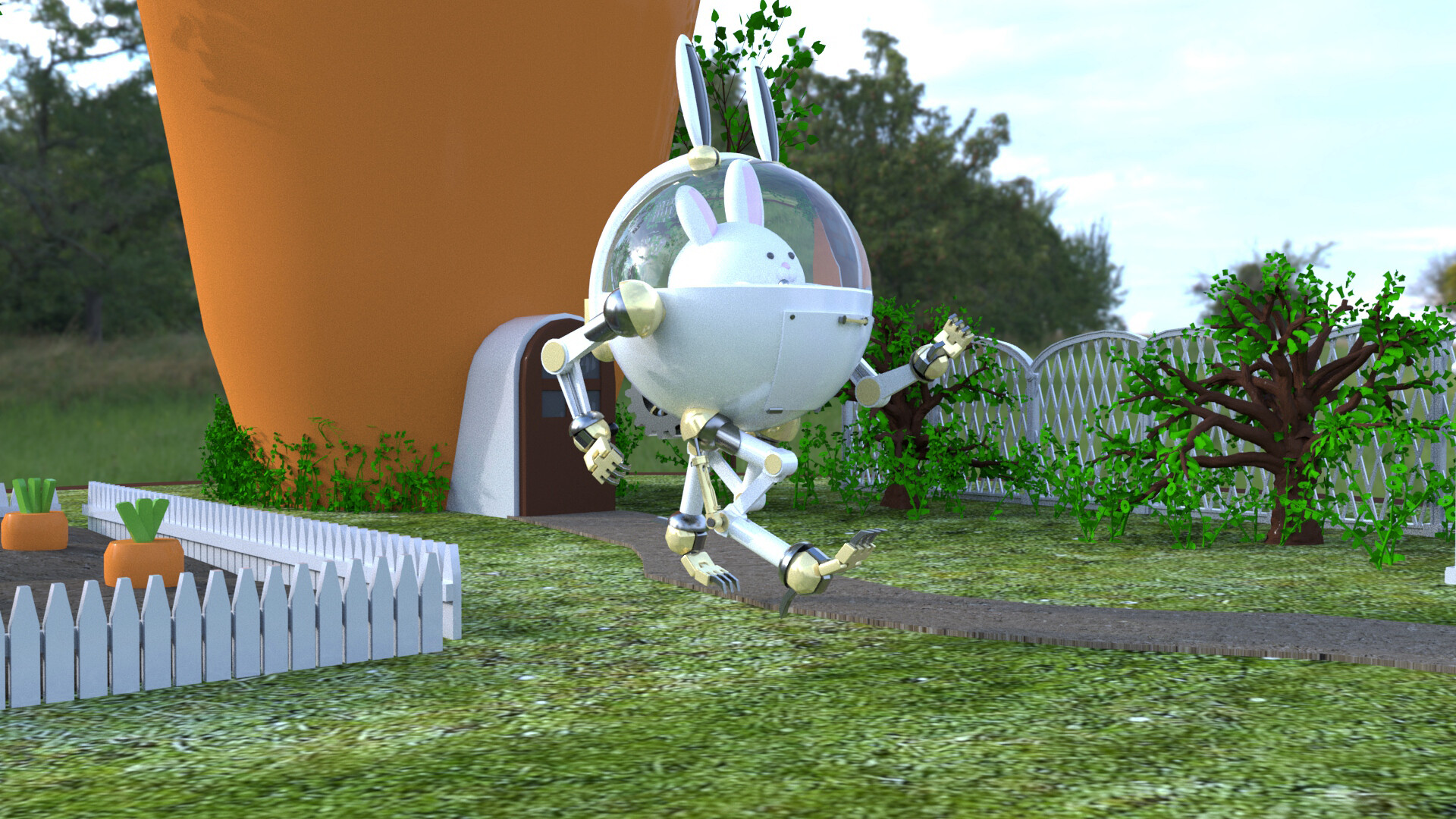 ArtStation - Bunny Mech