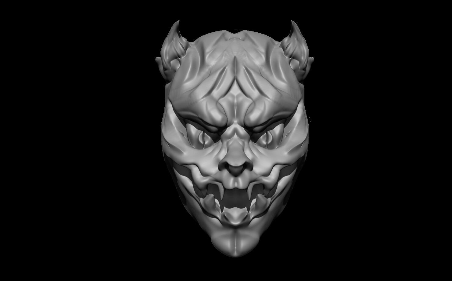 ArtStation - samurai mask model