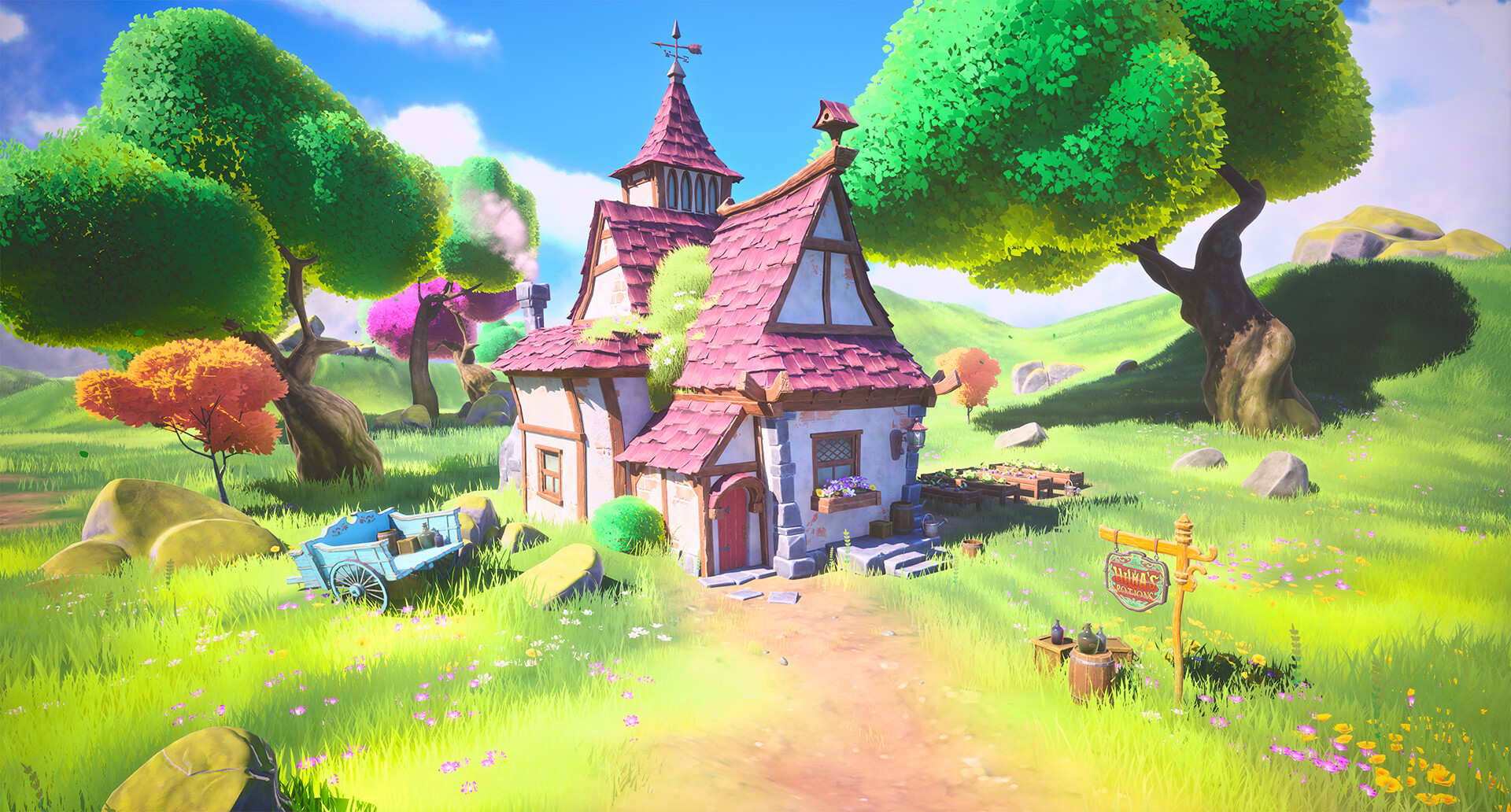 Andrew Marquis - "Hilma's Potions" - Fantasy Cottage