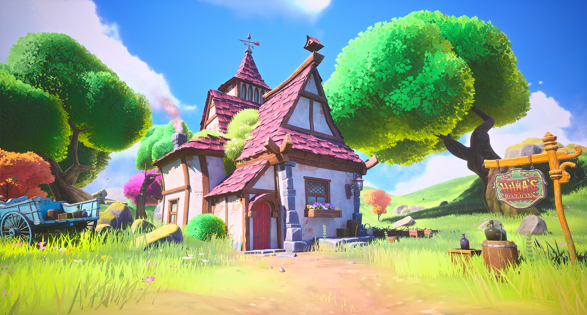 Andrew Marquis - "Hilma's Potions" - Fantasy Cottage