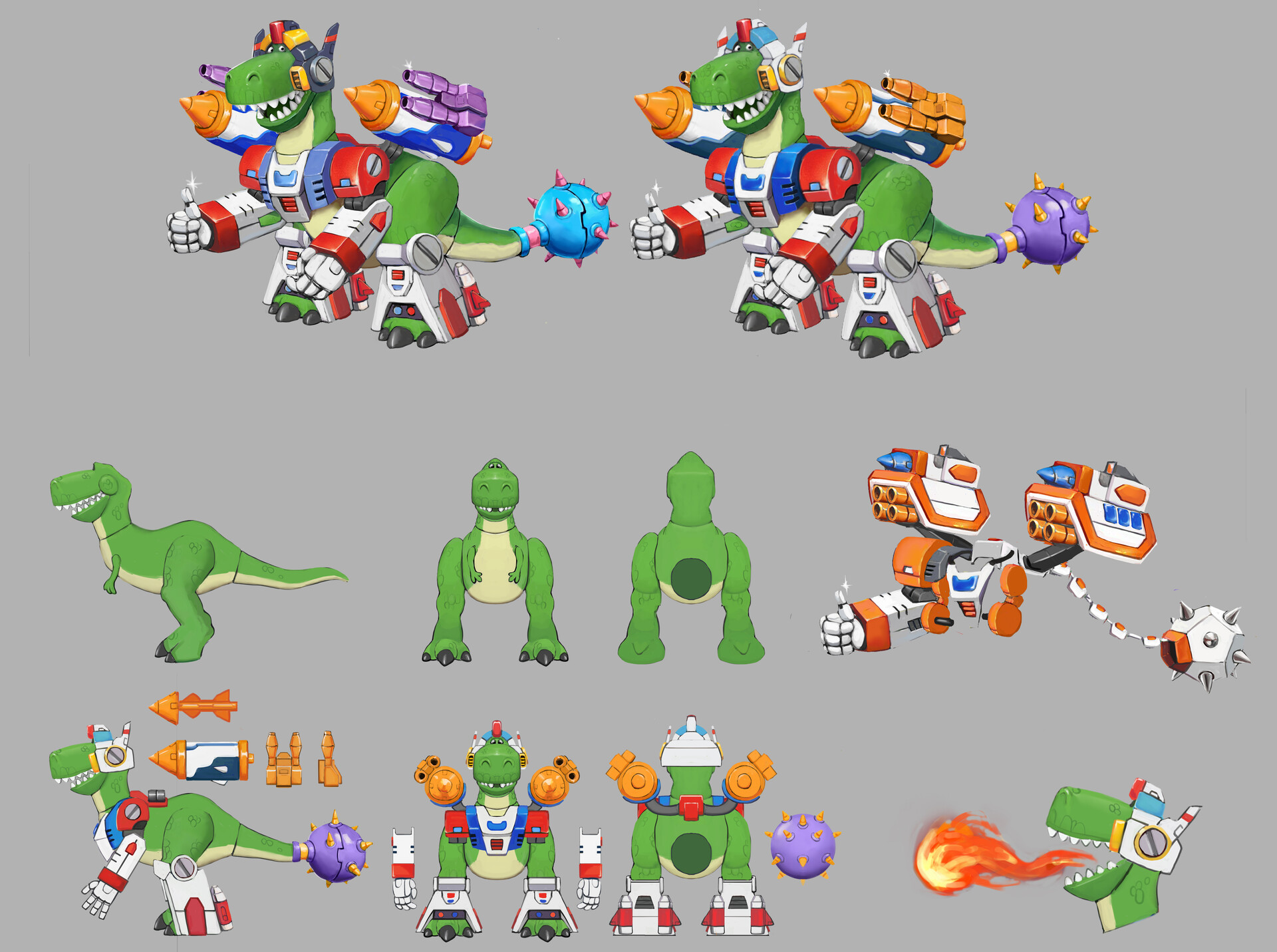 James Green - Rex, the Bombastic battle-saurus