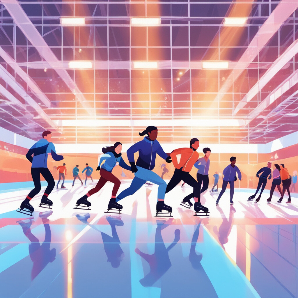 ArtStation - ice skating at free time