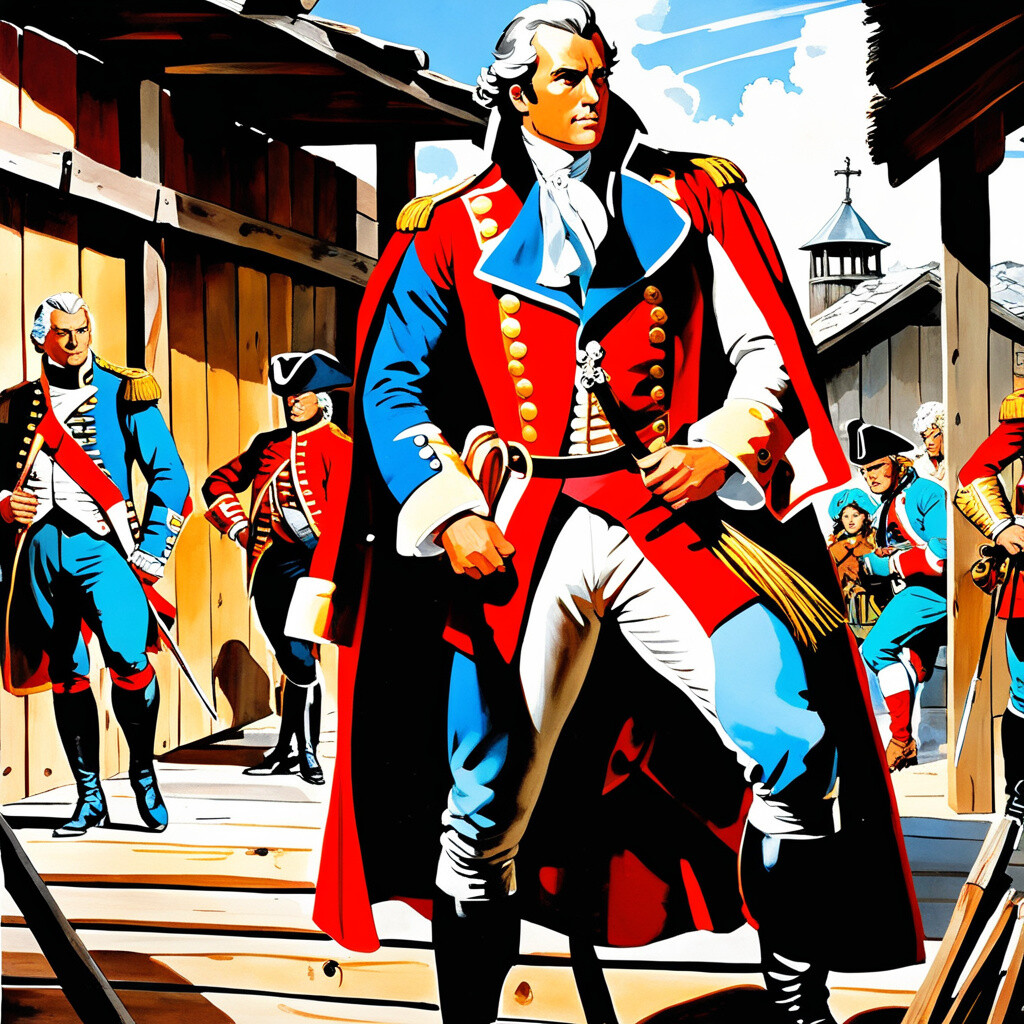ArtStation - red coats inside the fort