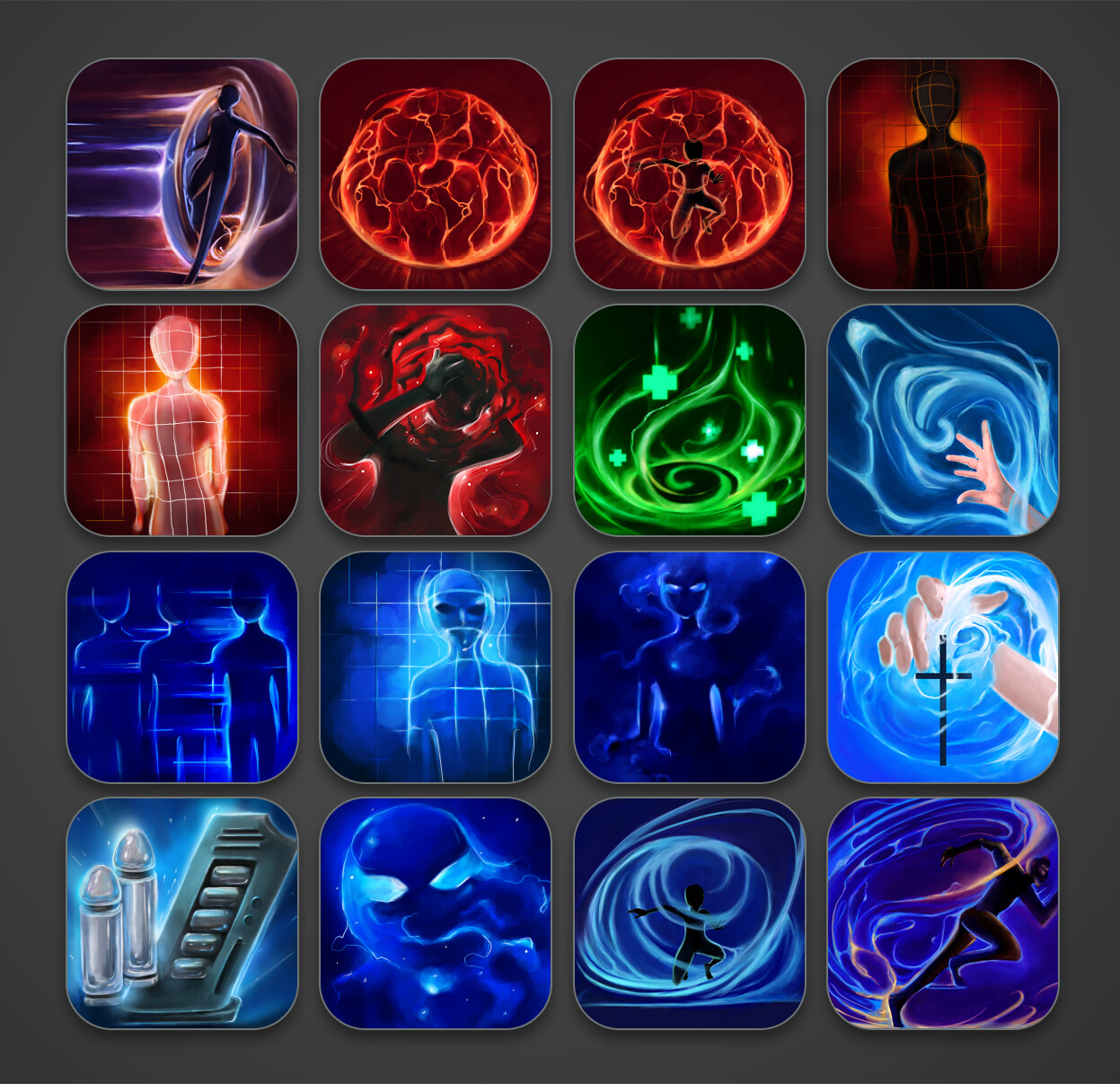 ArtStation - RPG Magic Abilities and Skills Icons Set