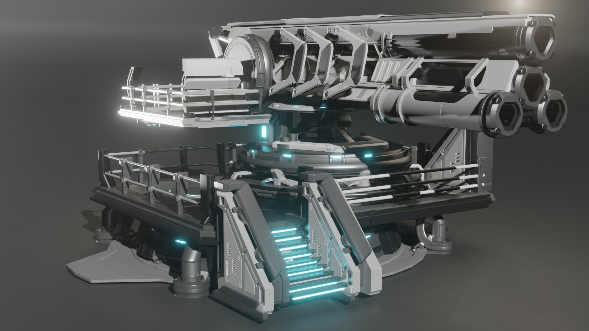 ArtStation - The Juggernaut Sci-Fi Cannon (4 Months Ago)
