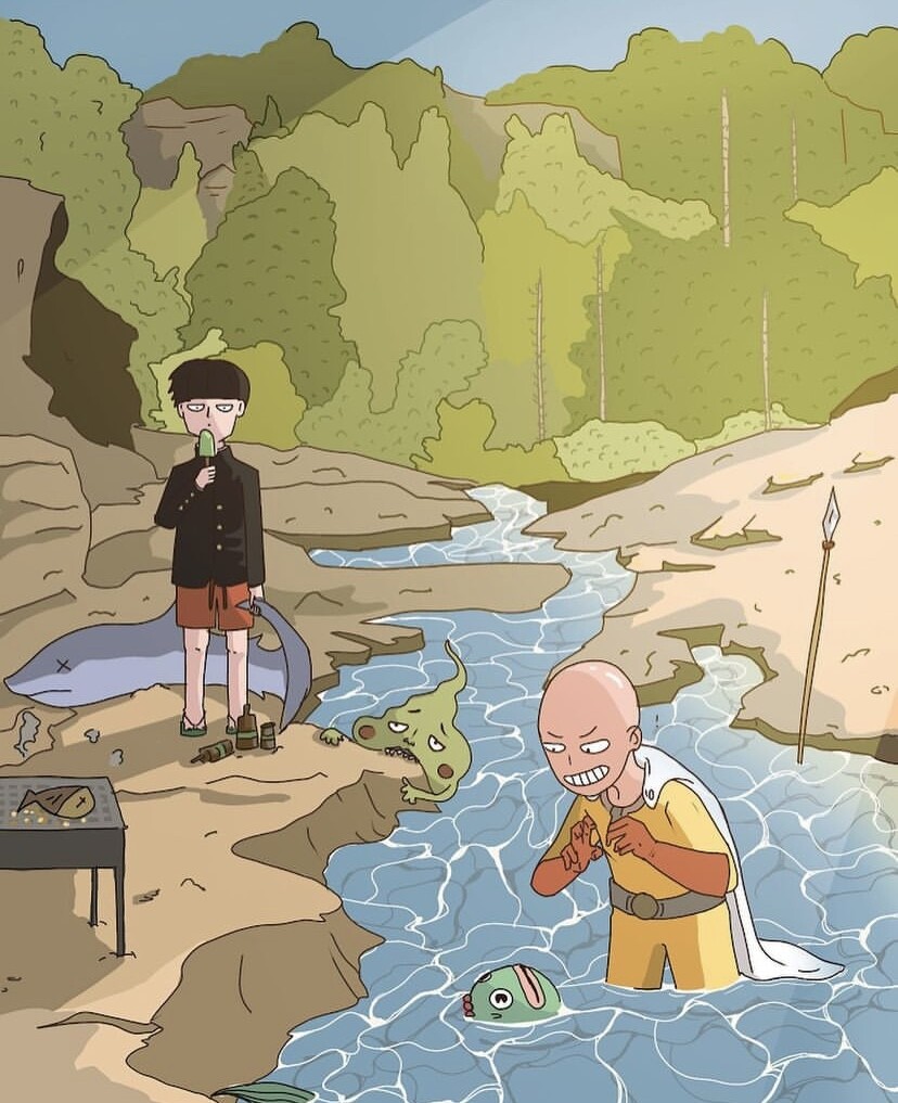 ArtStation - One Punch and One Mob