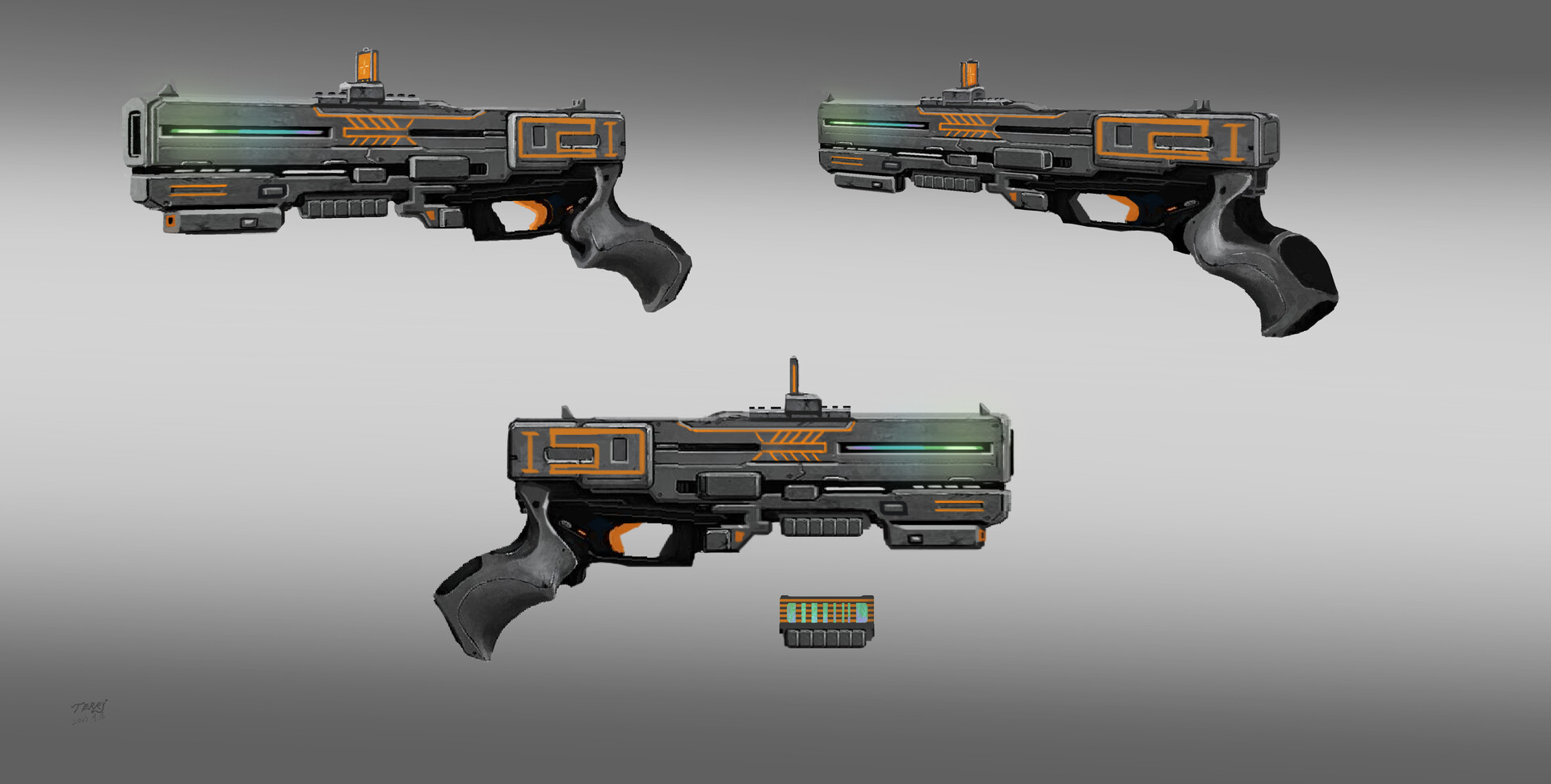 ArtStation - Gun Design_Pracrtice