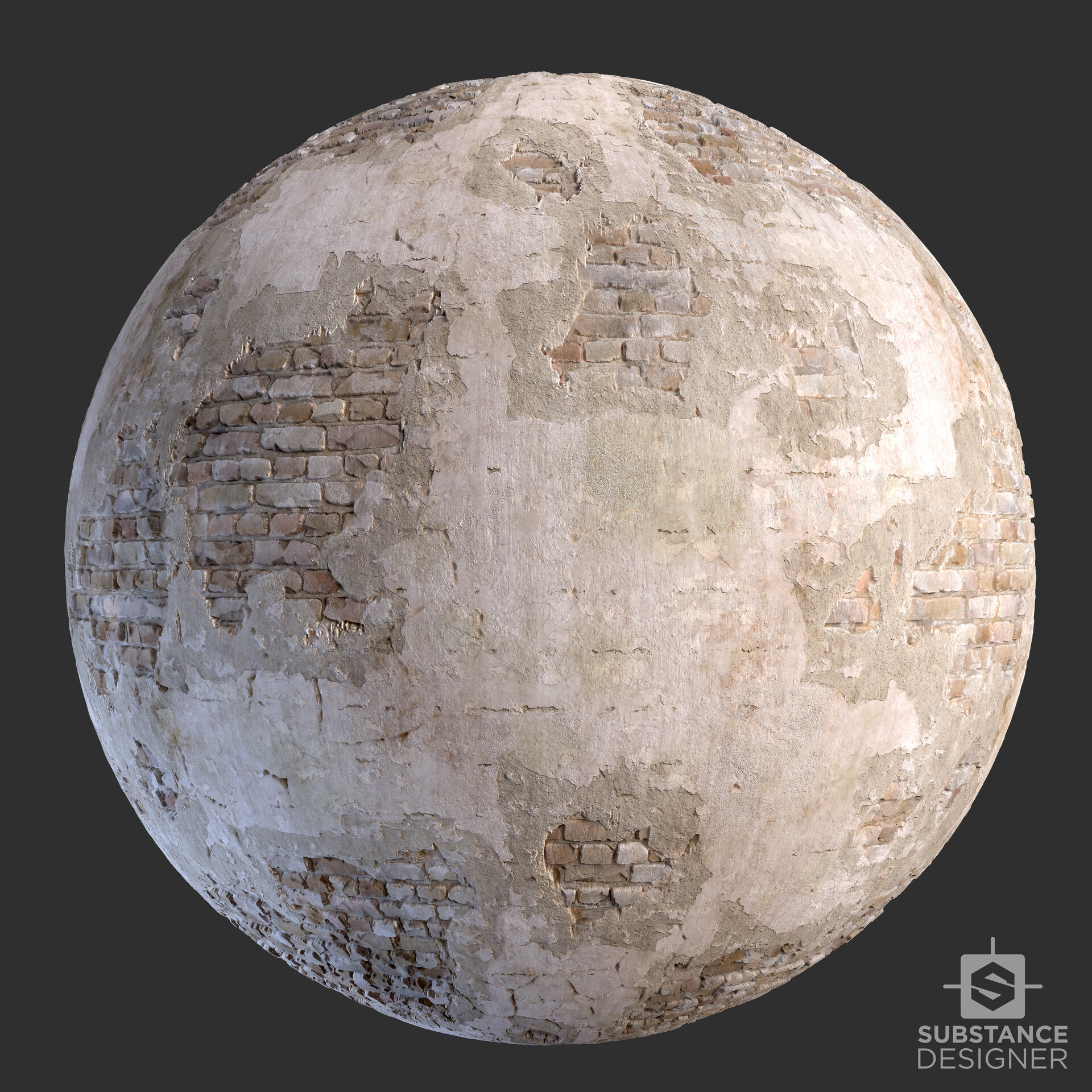 ArtStation - Plaster Wall / Substance Designer