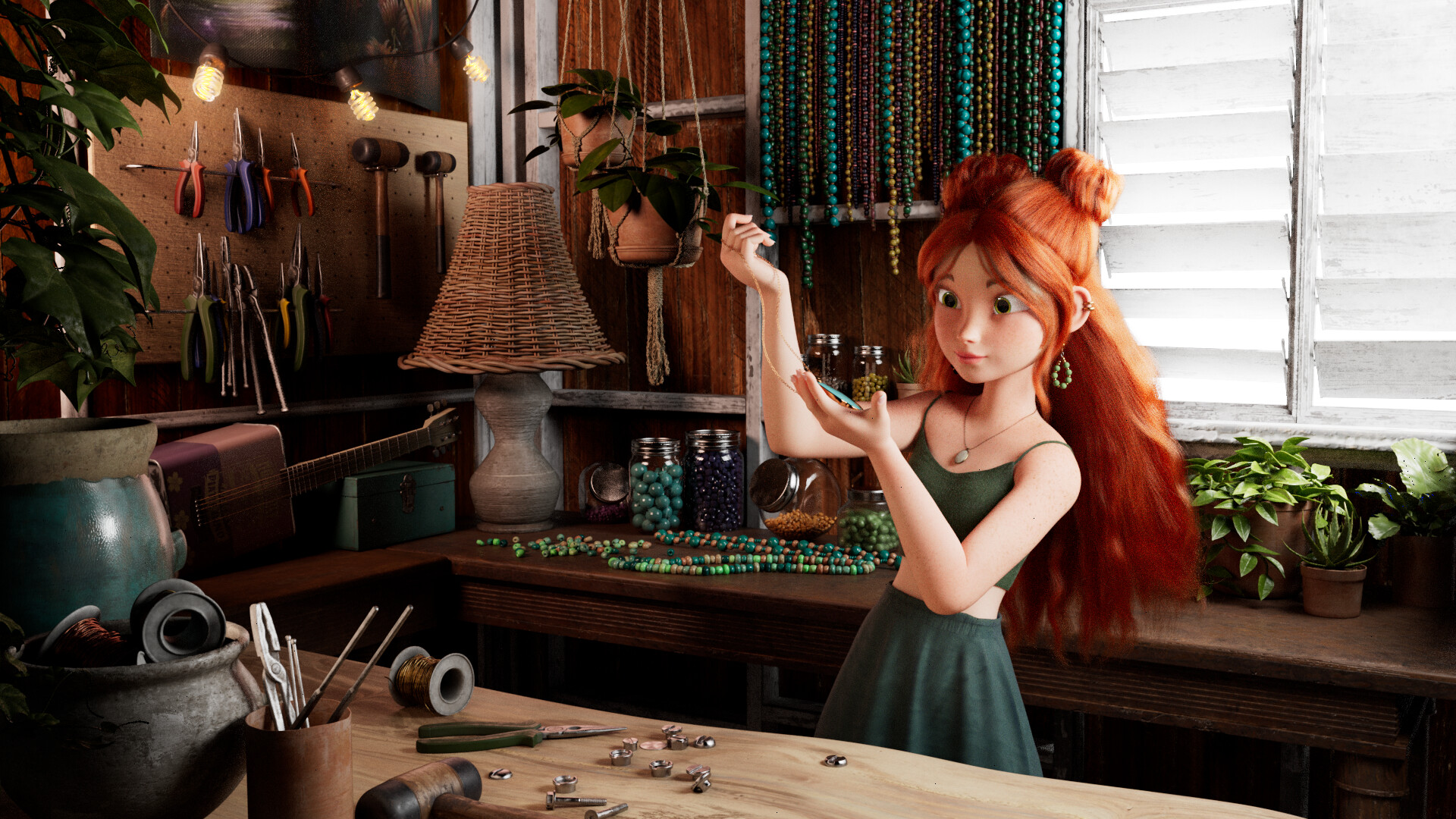ArtStation - Boho Workshop (WIP)