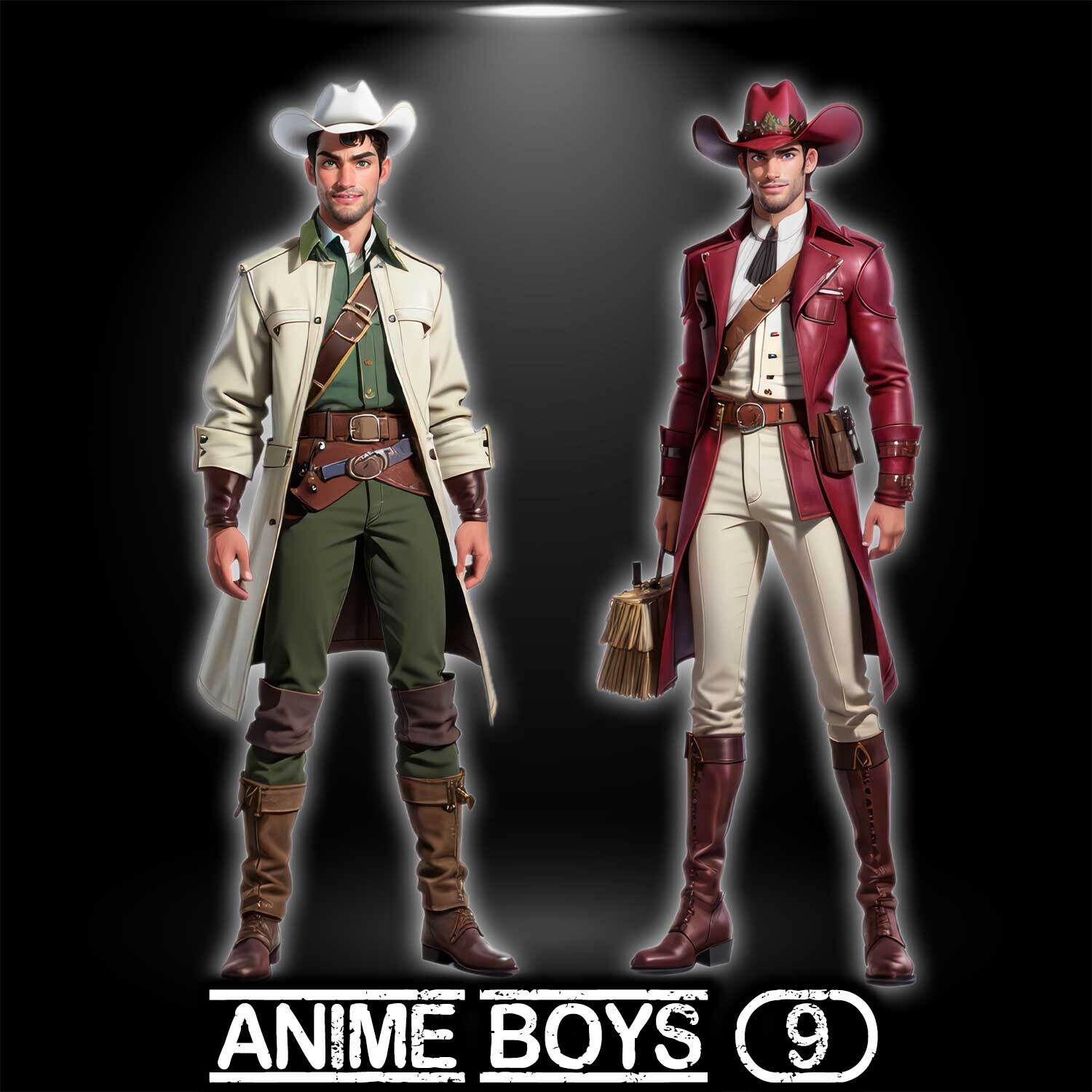ArtStation - 240+ Anime Boys (Cowboy) Images Reference Pack - 4K ...