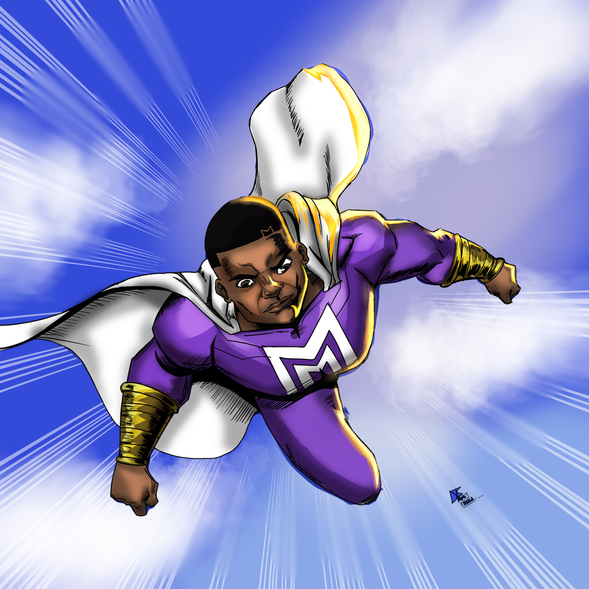 ArtStation - concept art of Magnificent Man from UVERCOMICS