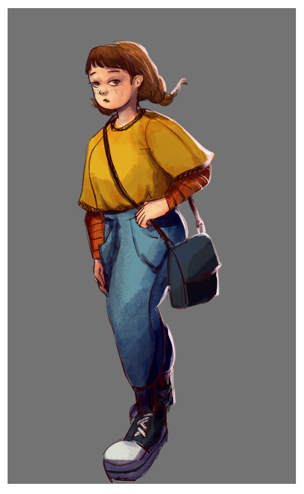 ArtStation - Lina (cartoon character for kids short film)