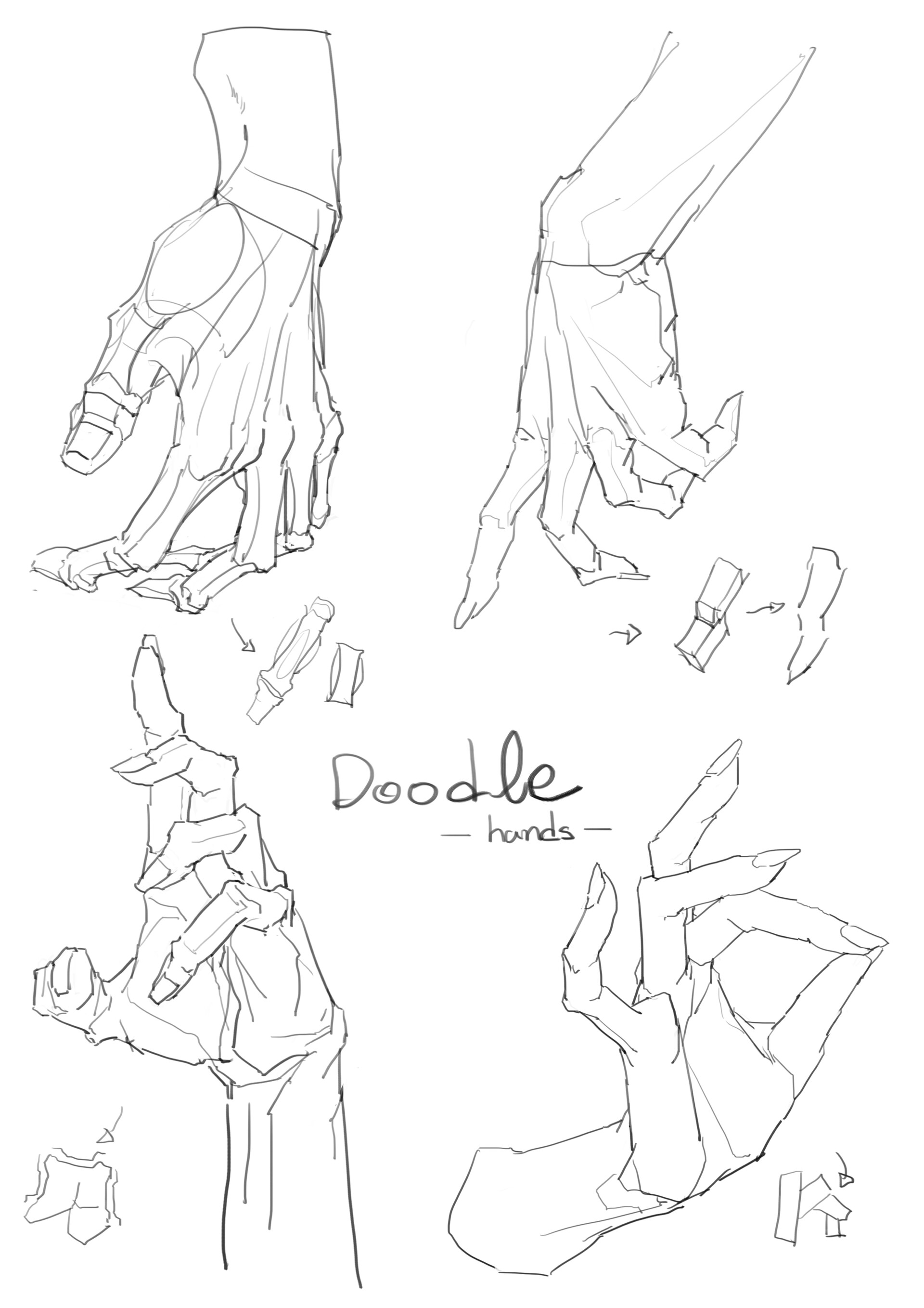 ArtStation - Hand study