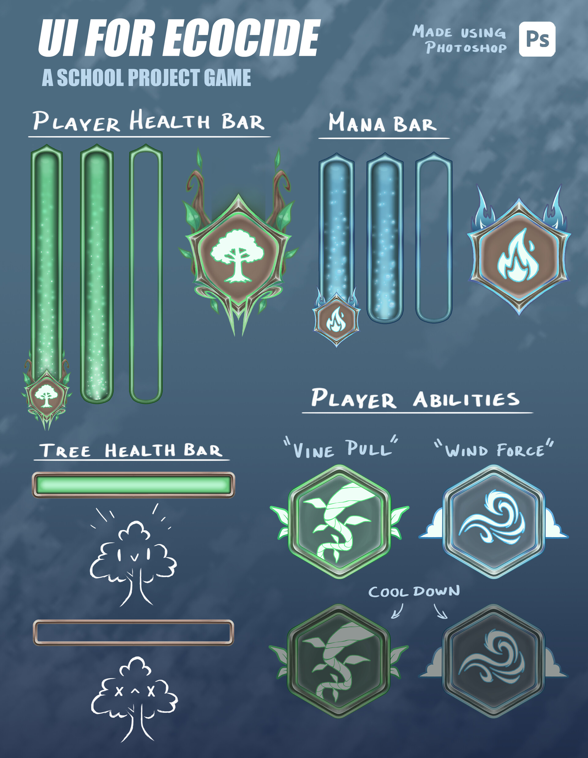 ArtStation - UI For Ecocide