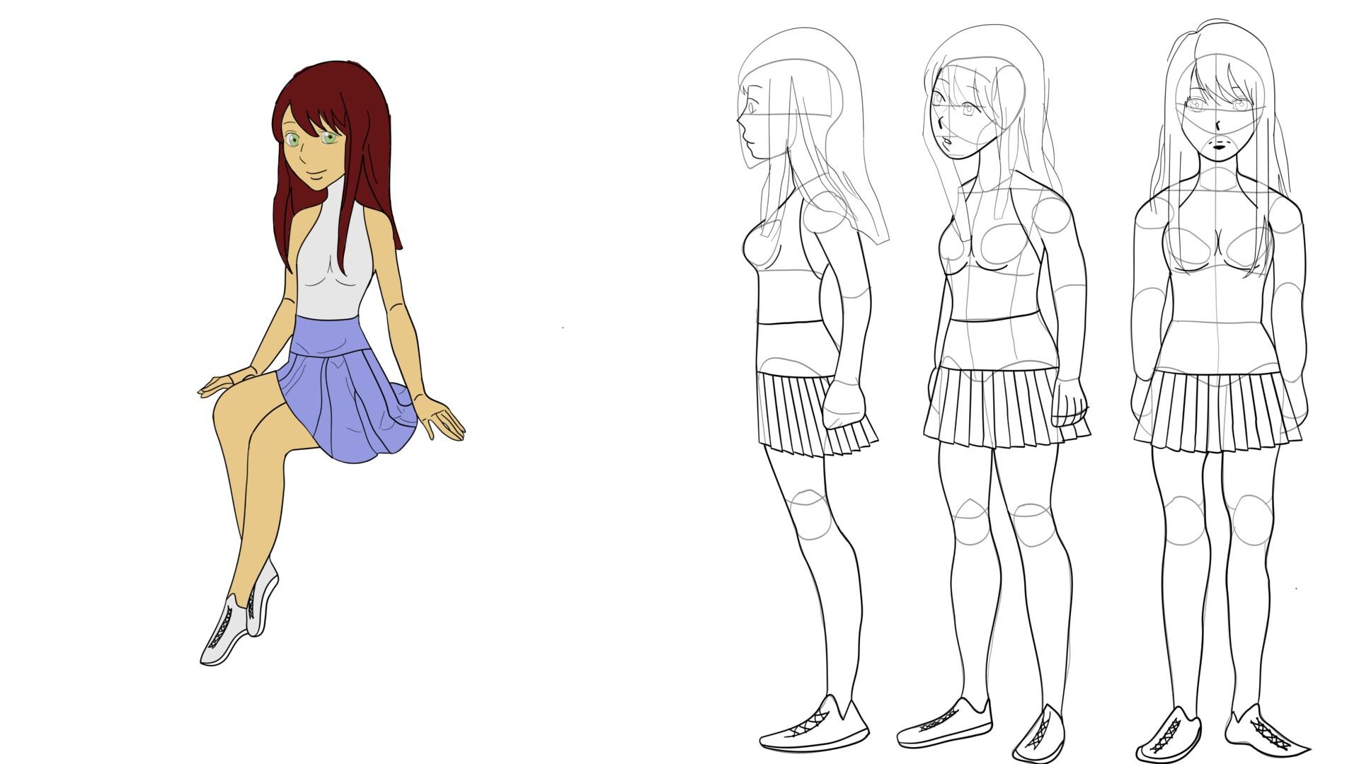 ArtStation - Model sheet