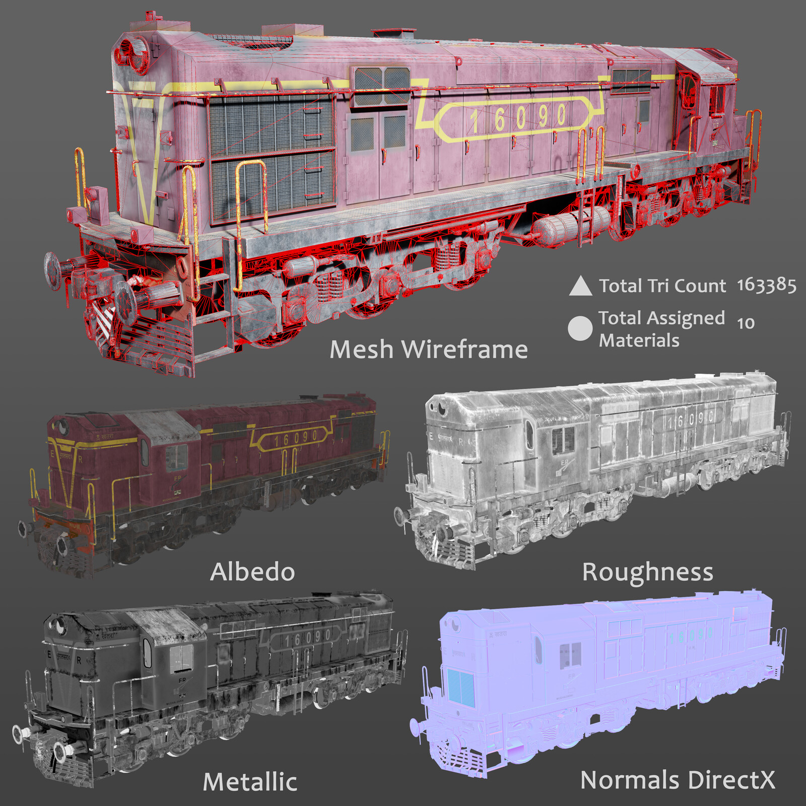 Nitin Singh - Indian Railways WDM2 Diesel Locomotive