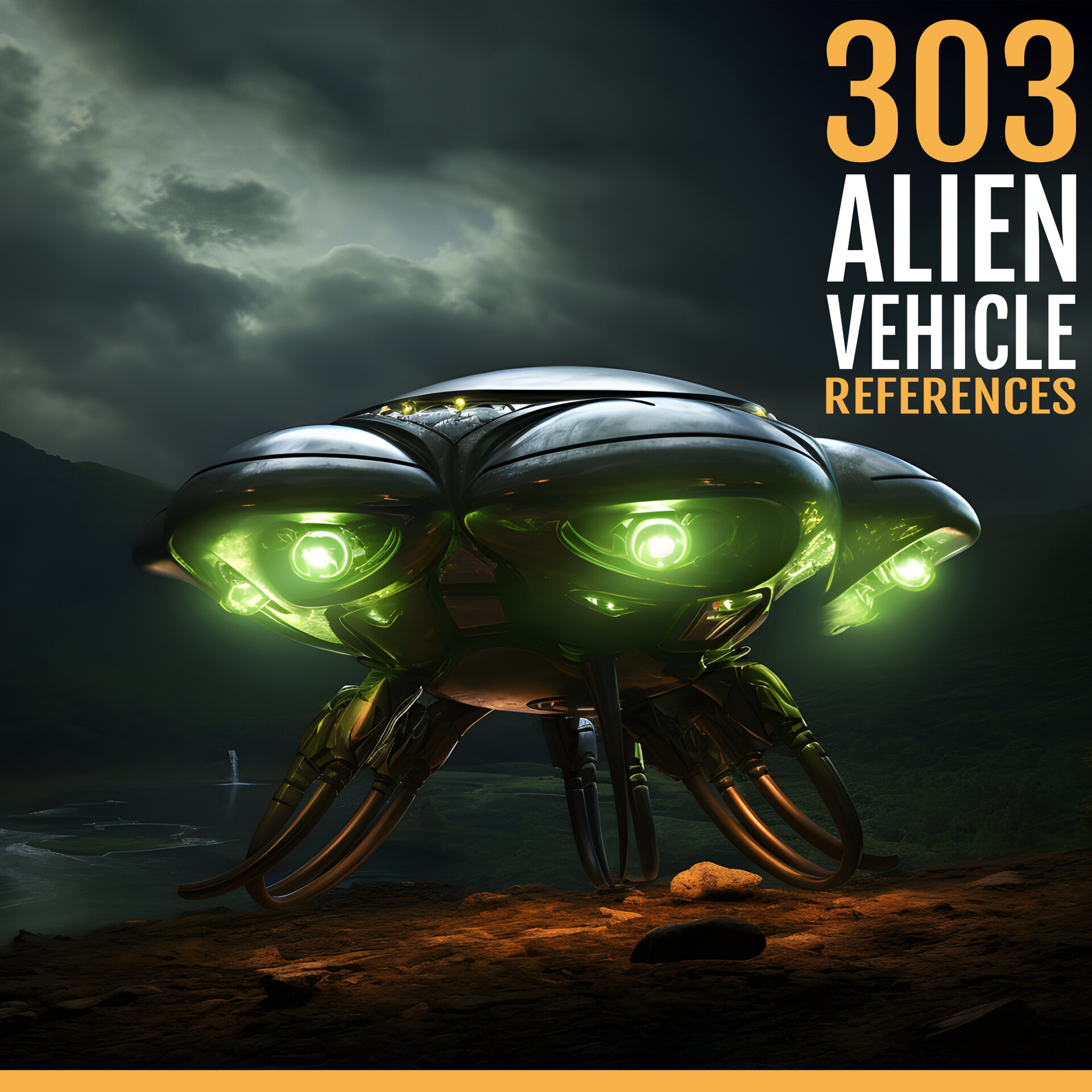 ArtStation - 303 Alien Vehicle References
