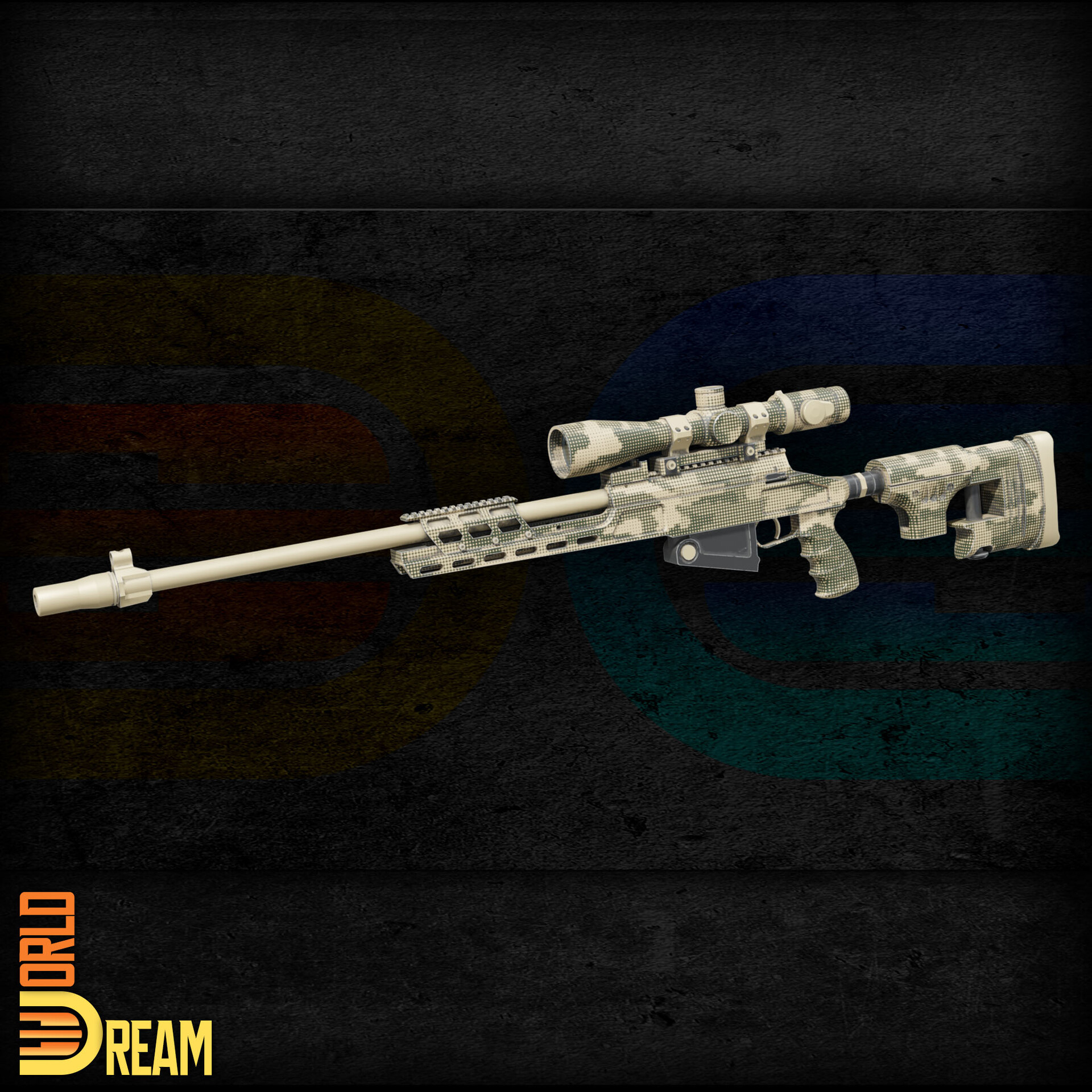 ArtStation - 20 Realistic Gun 3D Models with Textures | Game Ready | Vol 1