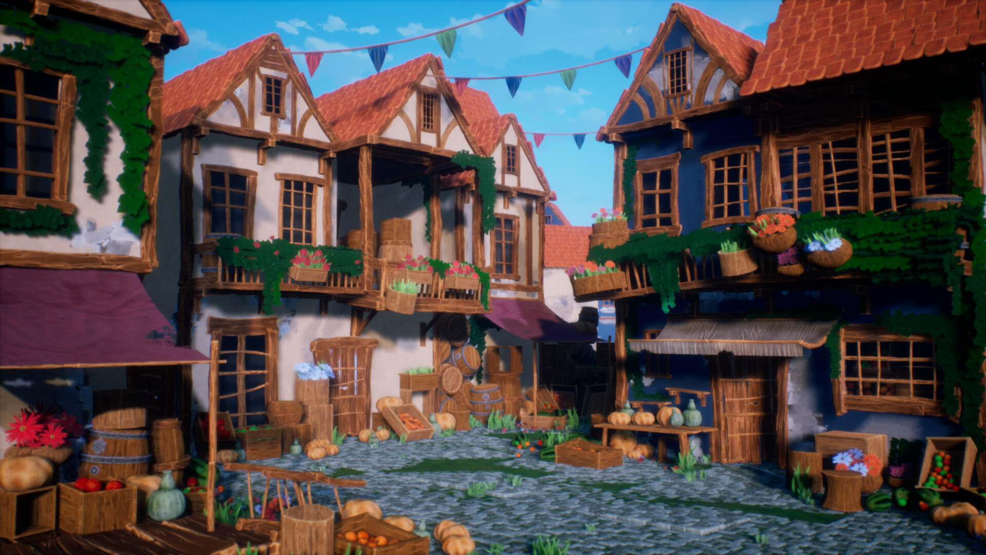 ArtStation - Stylized Village