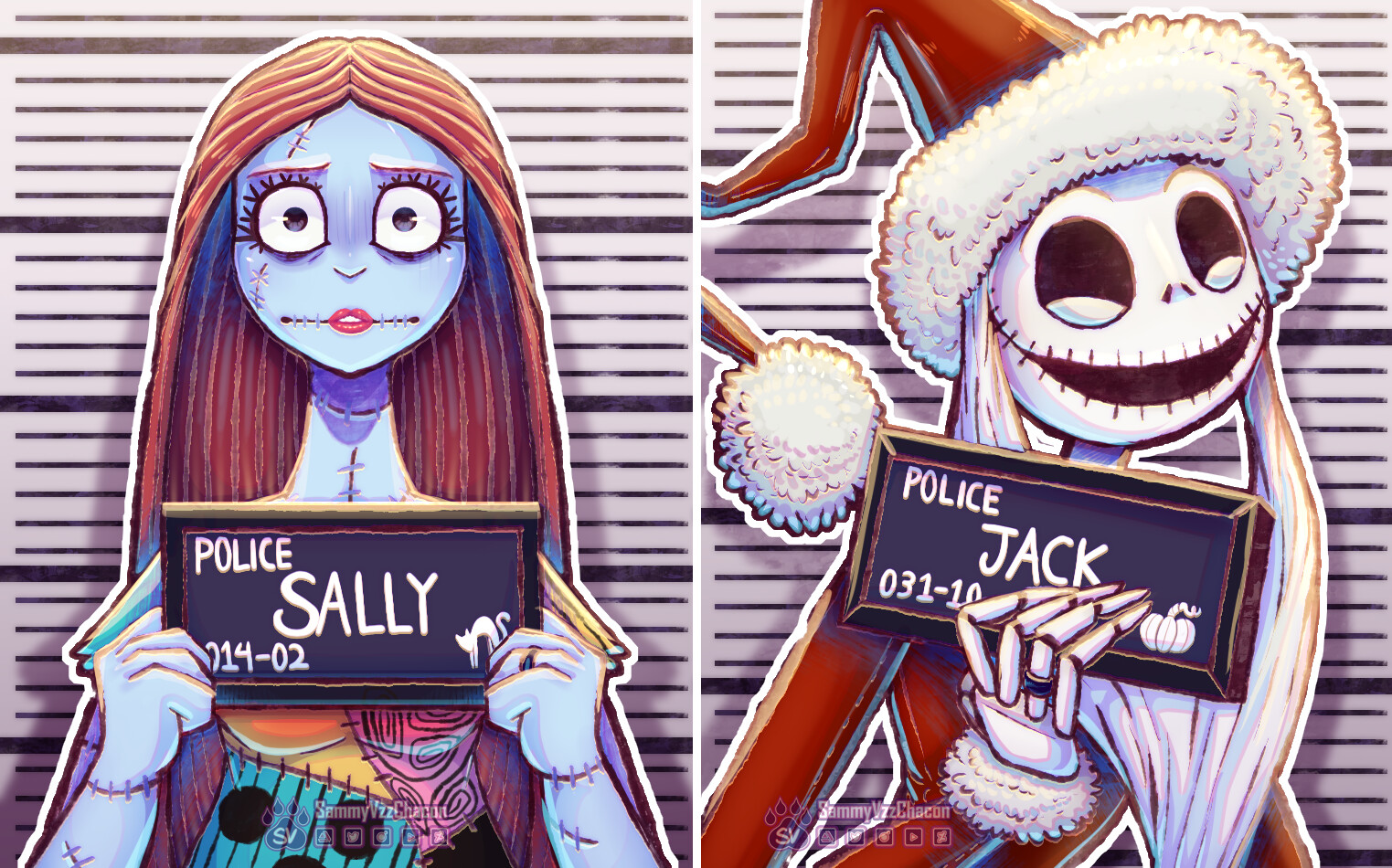 ArtStation - BARBIE Meme - Jack Skellington y Sally