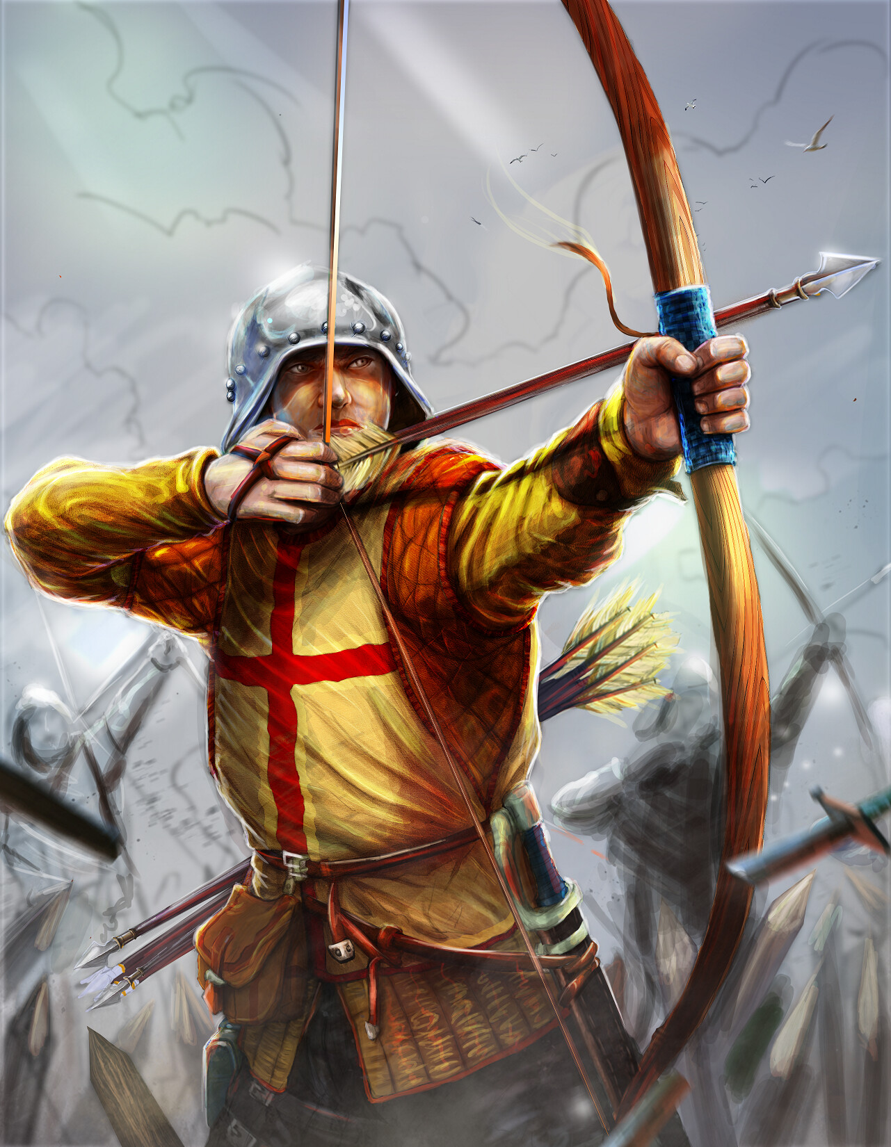 Haroon Akram - Agin Court Archer- Epic Battle of History