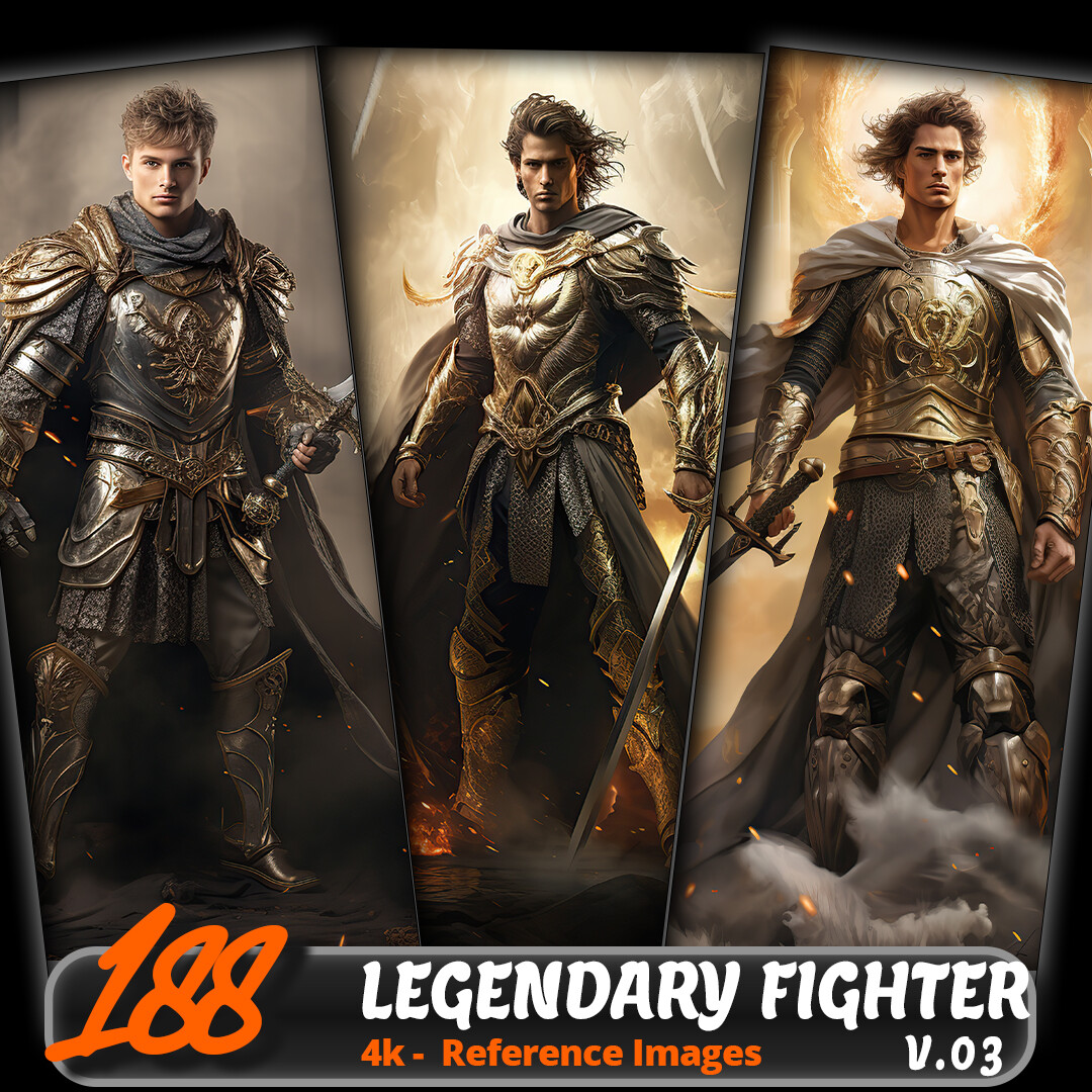 ArtStation - LEGENDARY FIGHTER VOL. 03/ 4K/ Reference Image