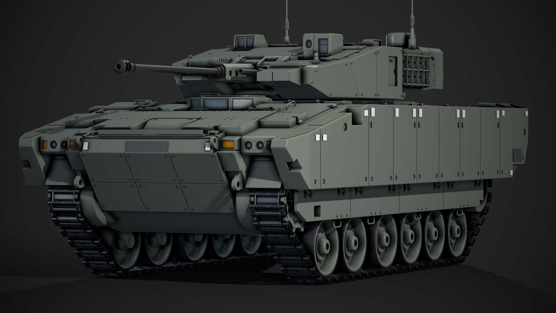 ArtStation - Infantry Fighting Vehicle 3D Model