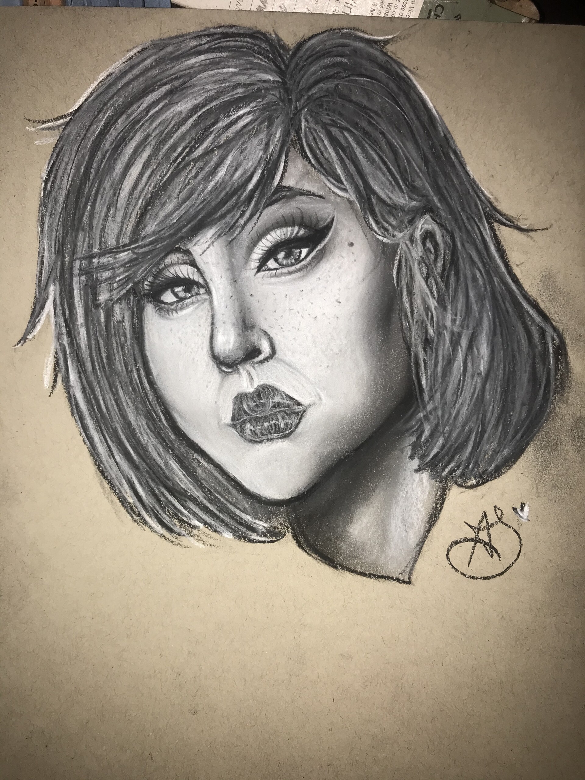 ArtStation - Stylized Self Portrait