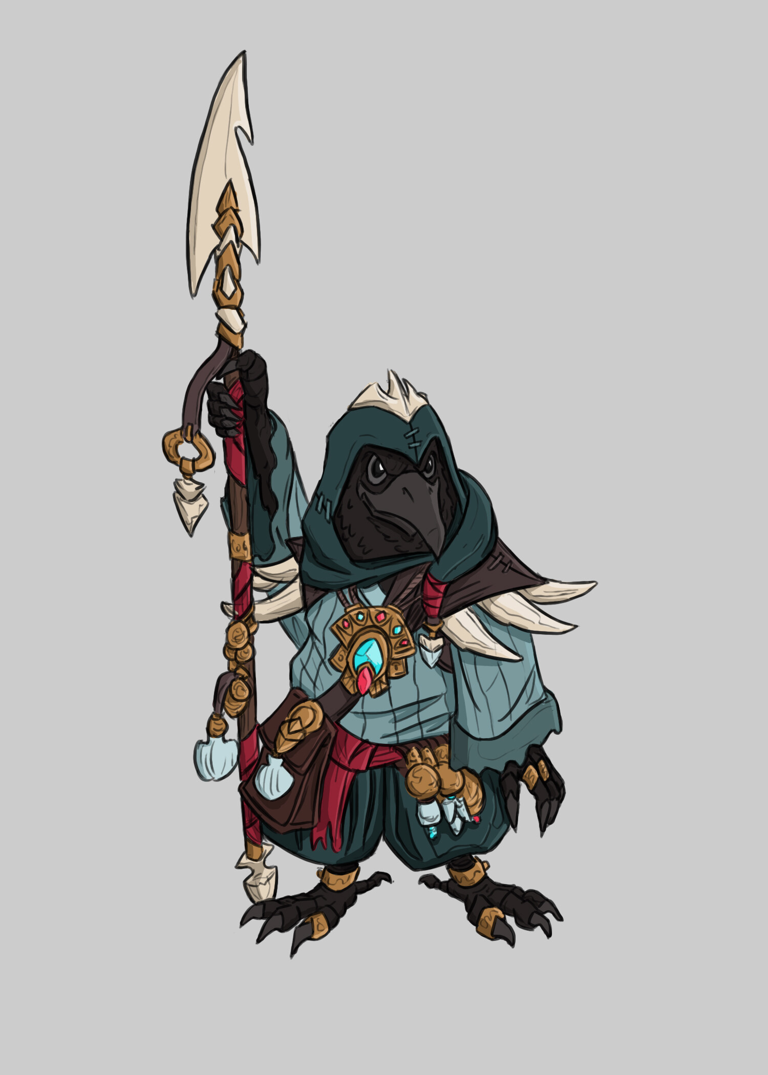 ArtStation - Kenku Warlock