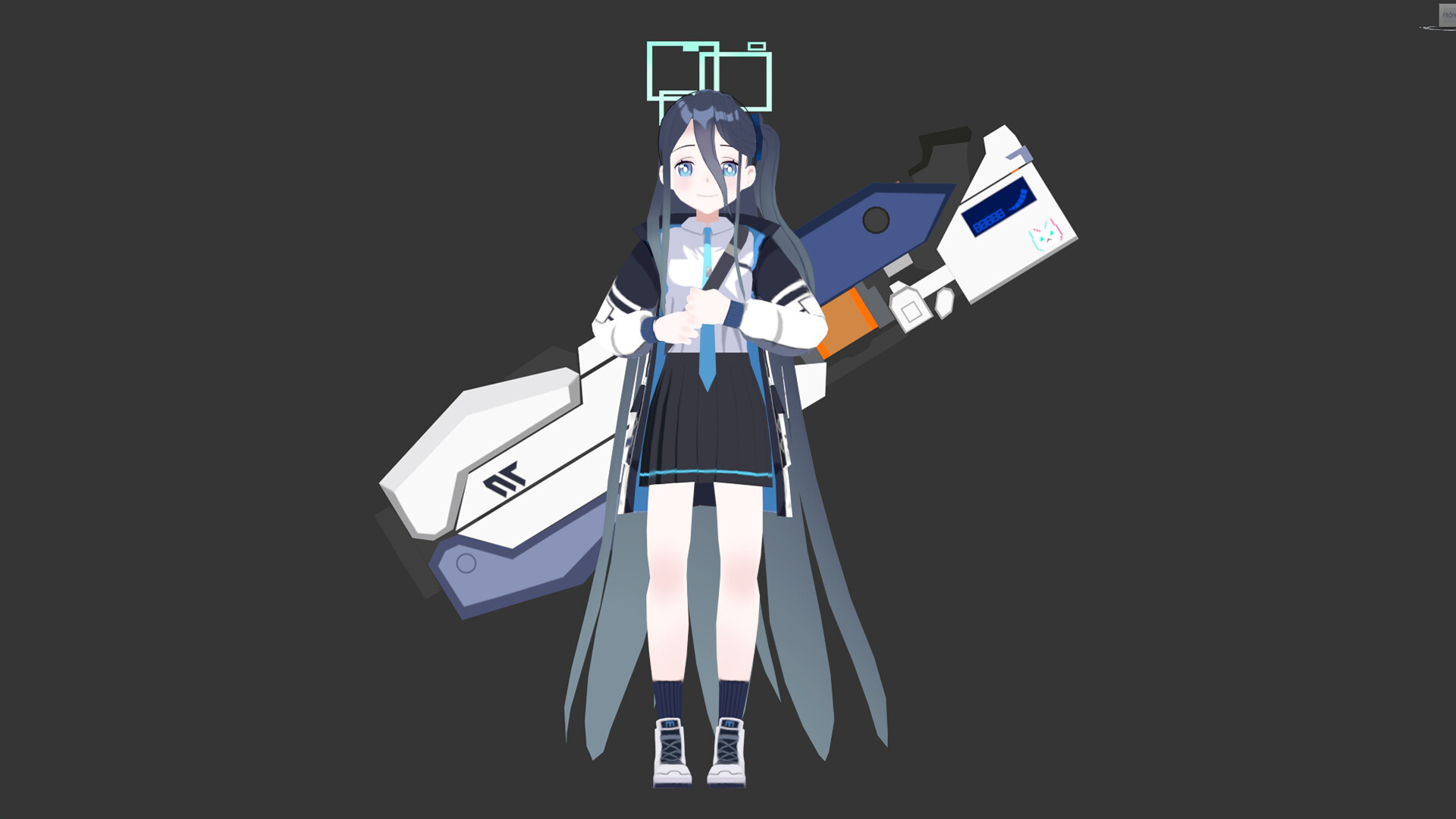 joonsung Hwang (KPSTAR) - Blue Archive 『Tendou Aris』 / 블루아카이브 텐도 아리스 모델링