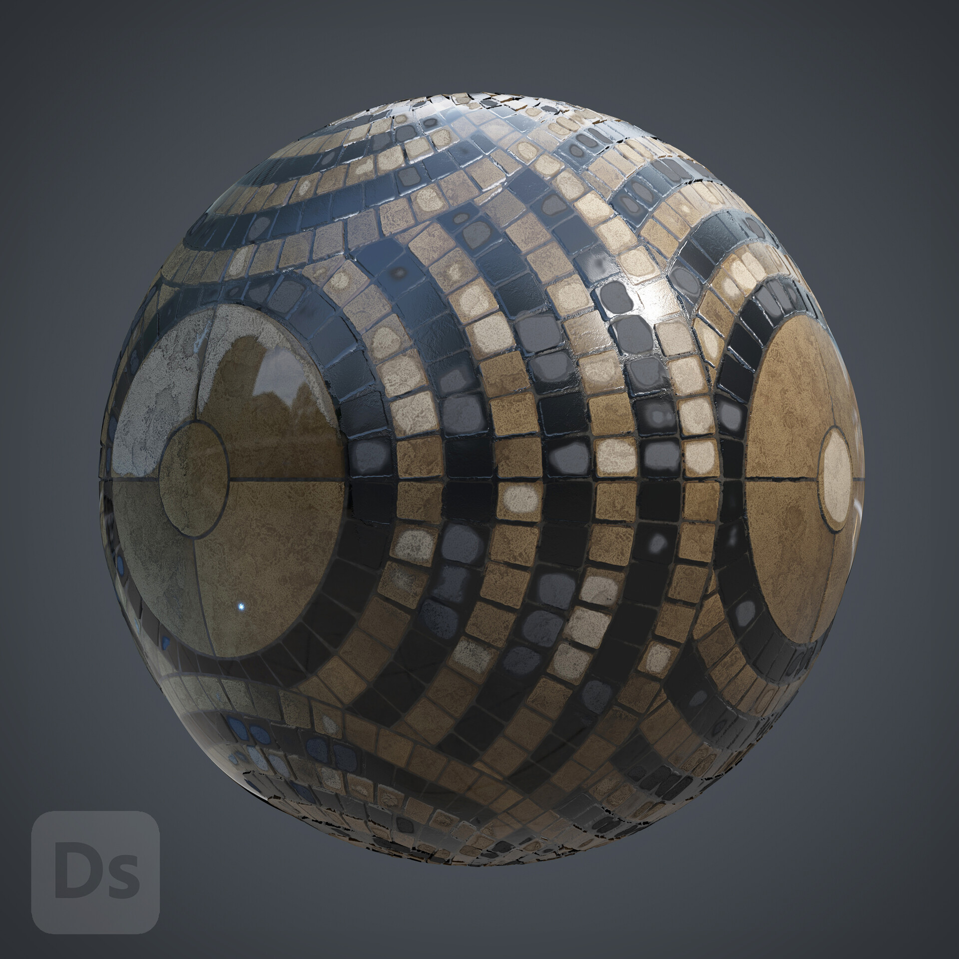 ArtStation - Drying Pavement Pattern