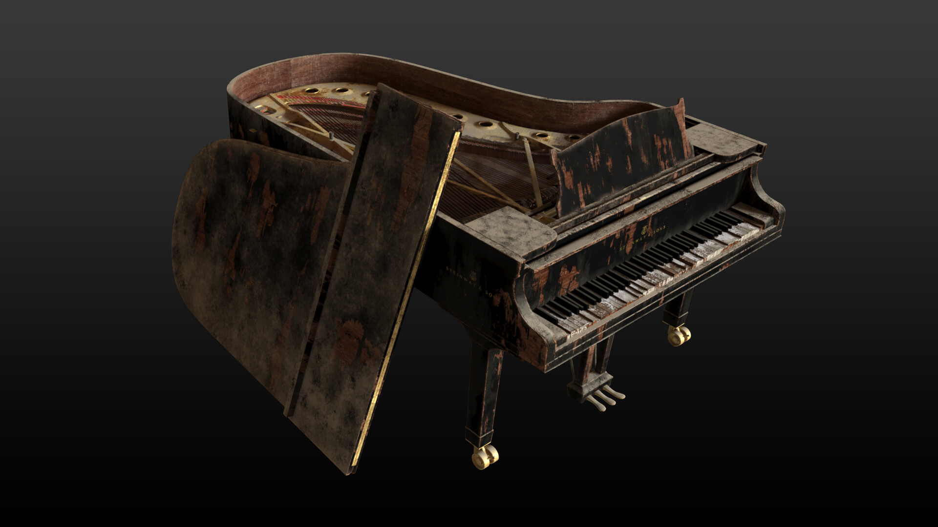 ArtStation - Old Piano