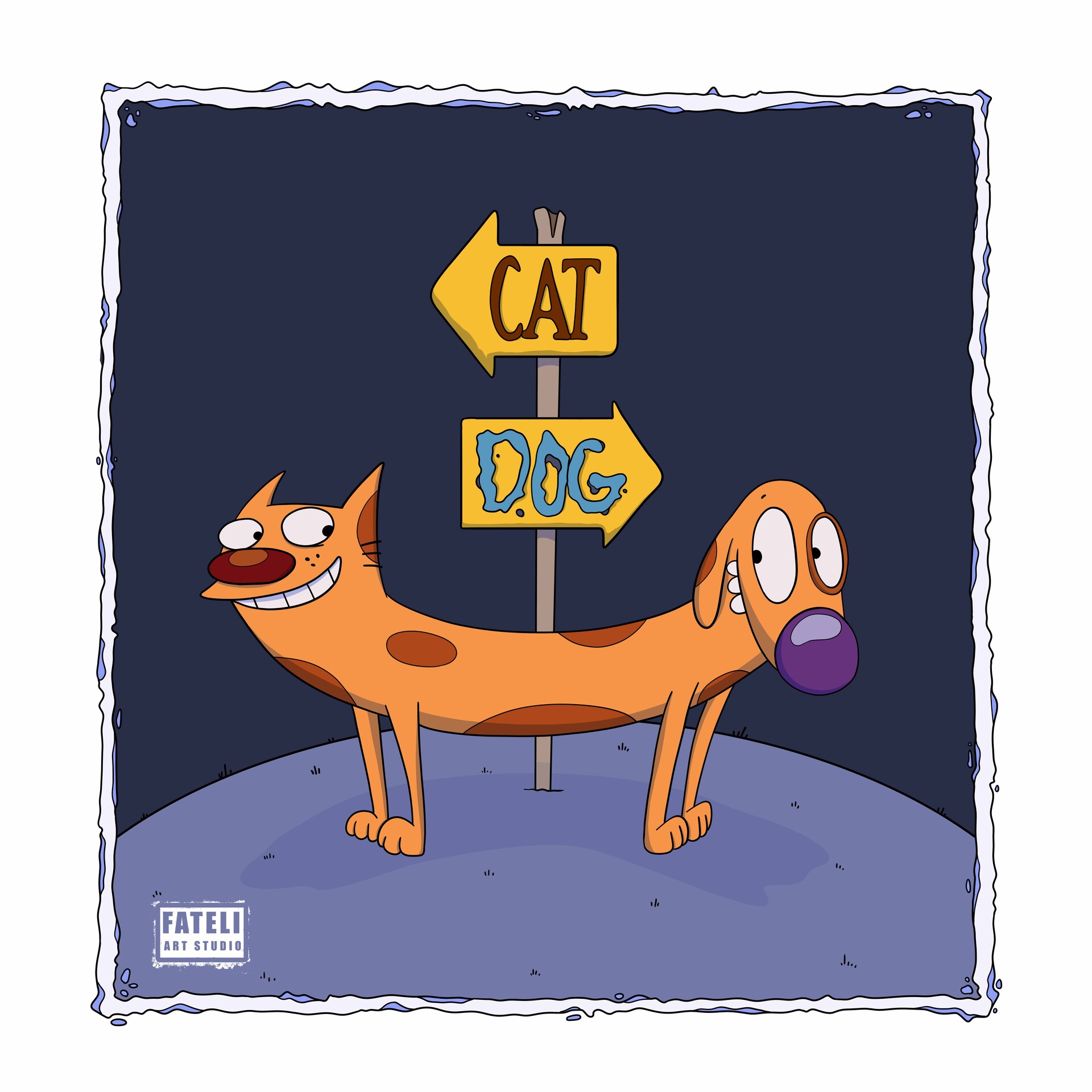 ArtStation - Cat Dog