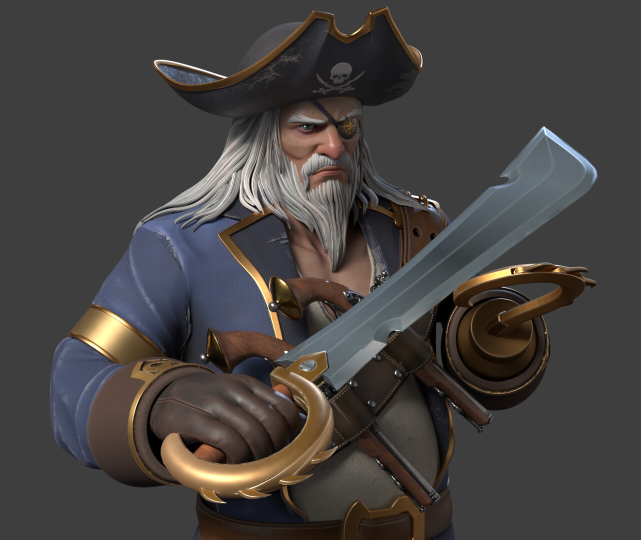 ArtStation - old pirate
