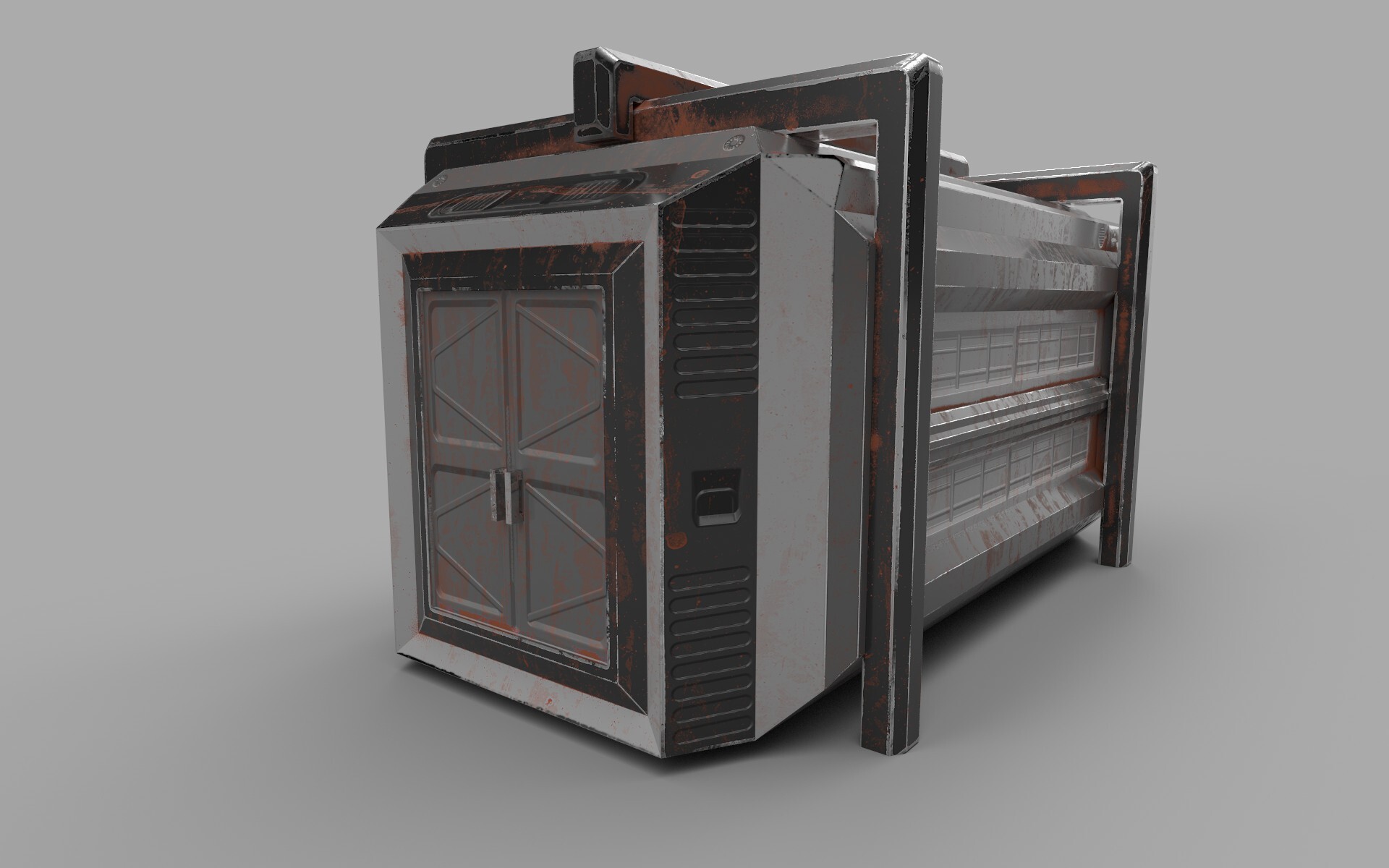 ArtStation - Large Sci fi container