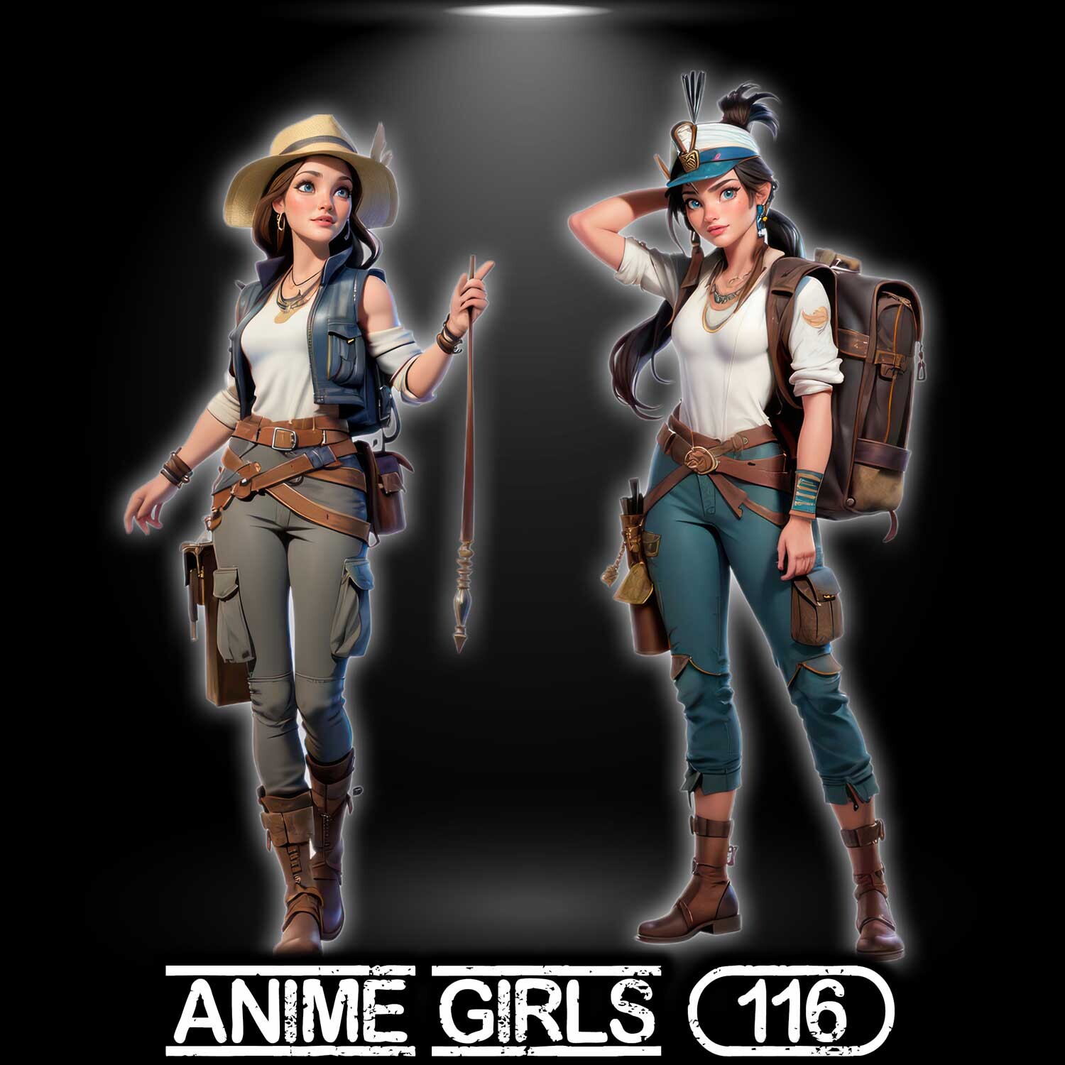 ArtStation - 240+ Anime Girls (Explorer) Images Reference Pack - 4K ...