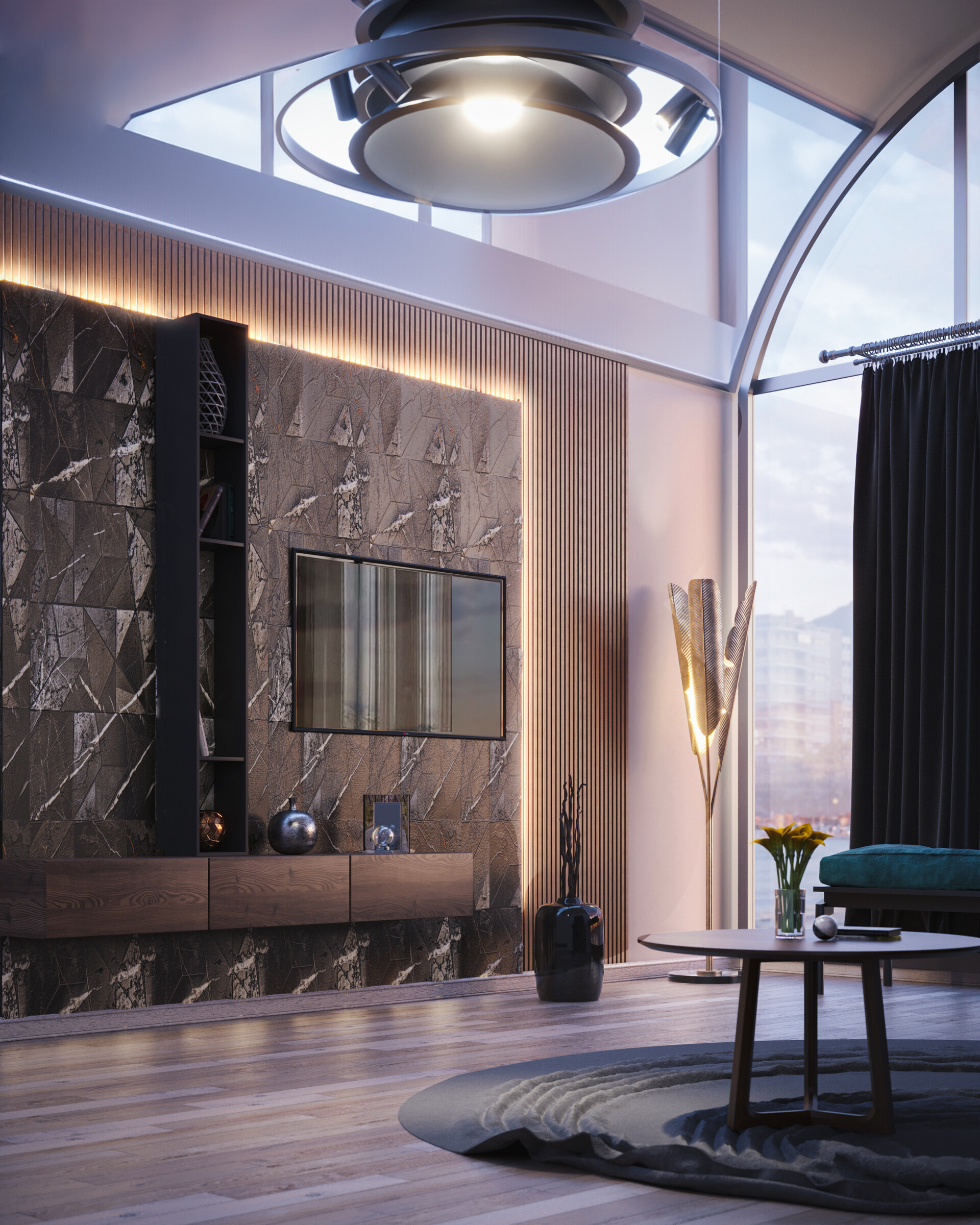 Graphstudio Behrouz.Bigham - new project tv wall idea