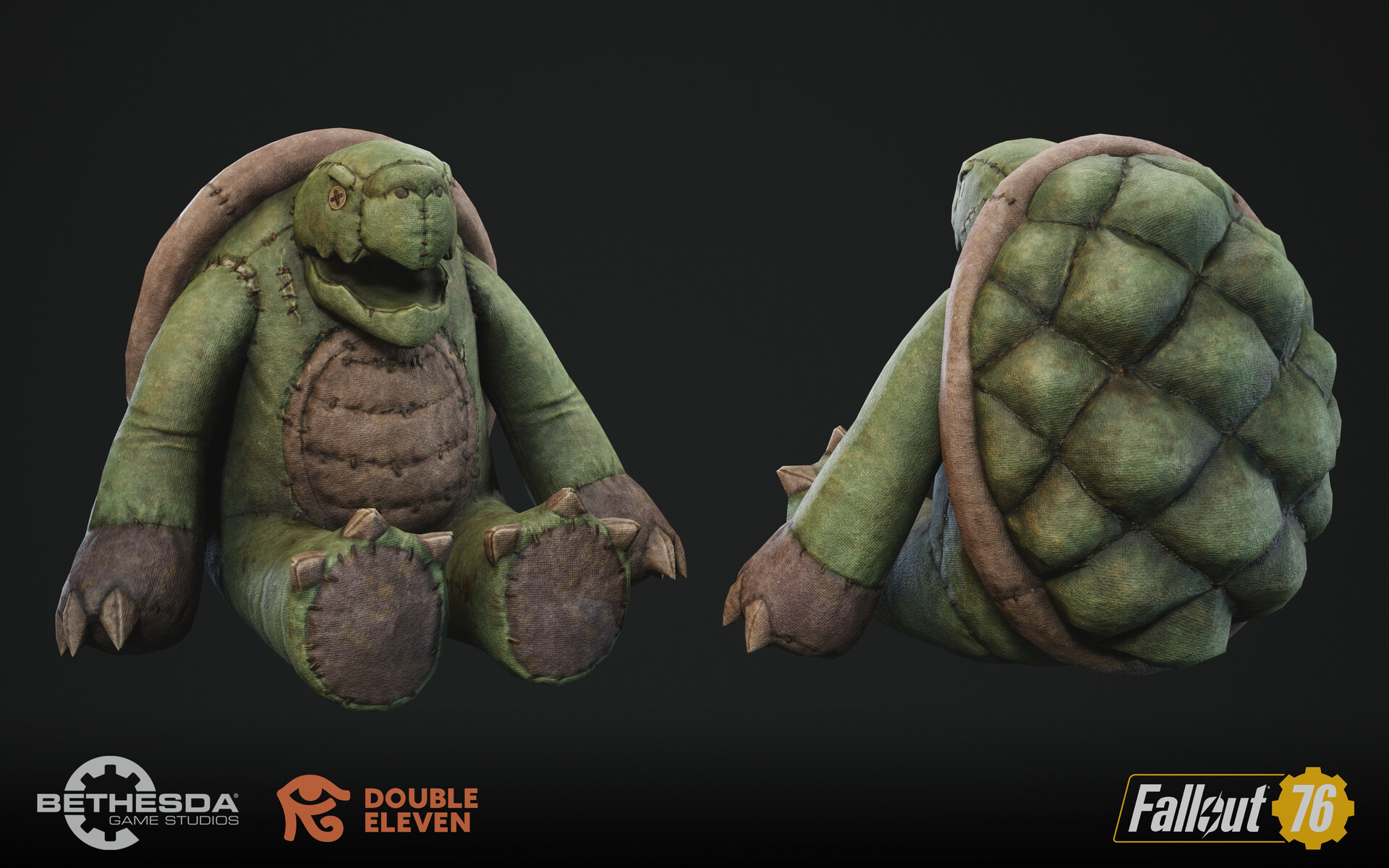 Joseph Simpkin (TheFriedturkey) - Fallout 76 - Blue Devil and Ogua Plushies