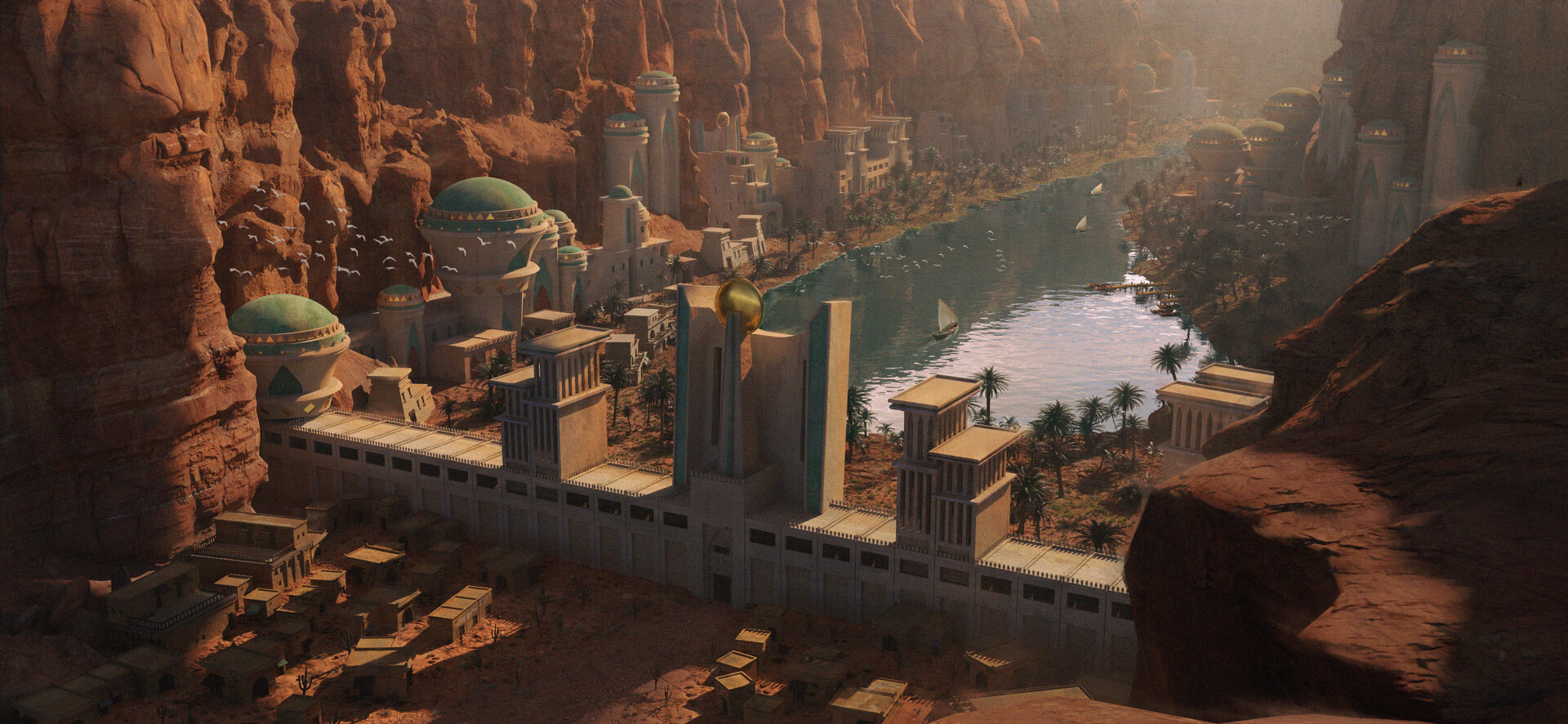 ArtStation - Desert Oasis