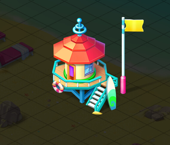 ArtStation - lifeguard tower