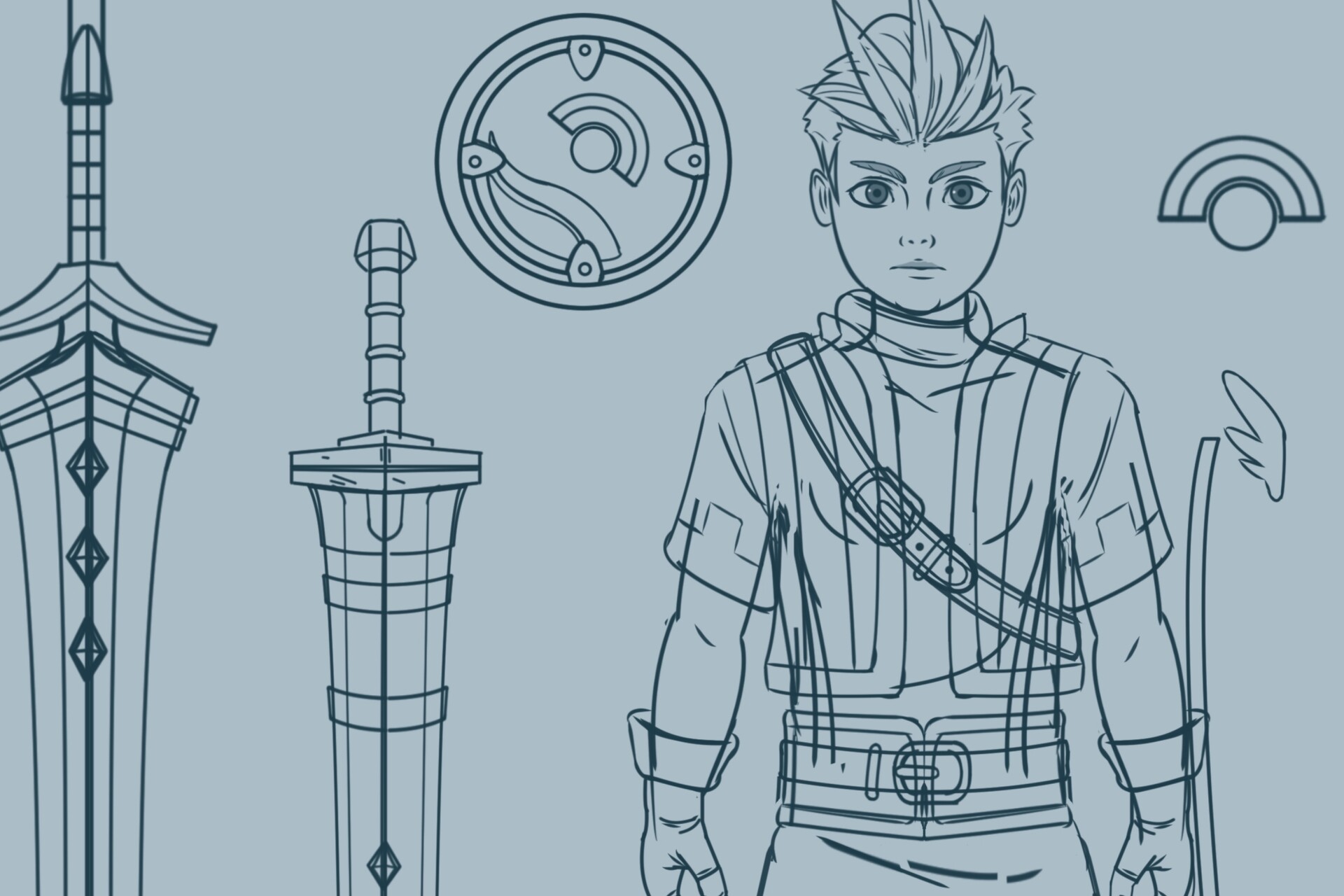 ArtStation - Preview Oceanhorn 2 protagonist