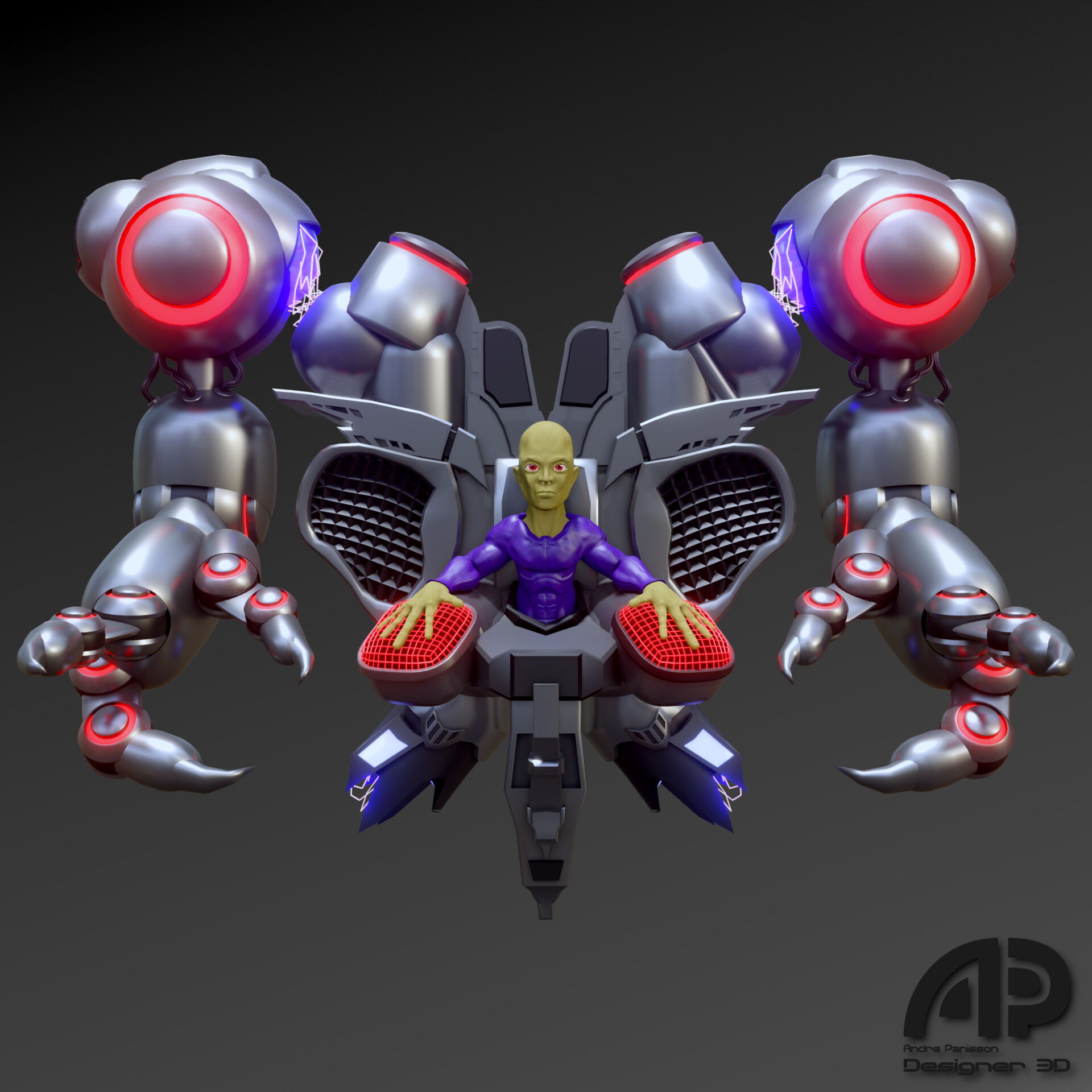 ArtStation - Mecha-alien